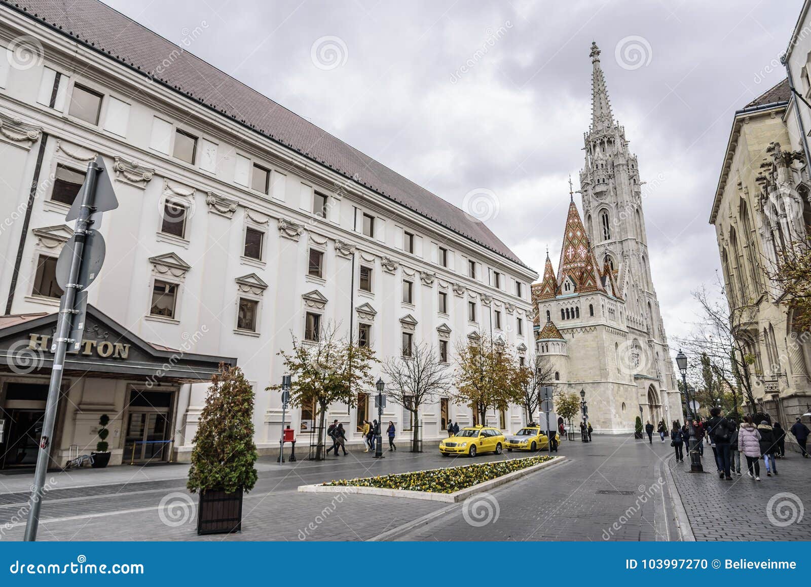 Old Town on Buda Hill in the City of Budapest. Editorial Image - Image ...