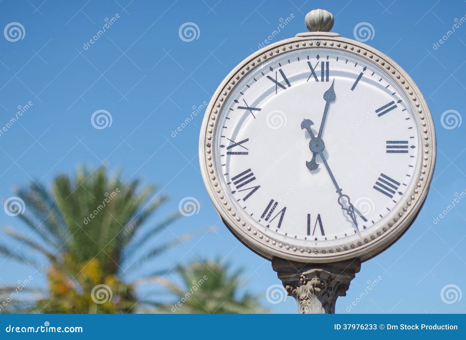 Old town clock. stock image. Image of rush, street, architecture - 37976233