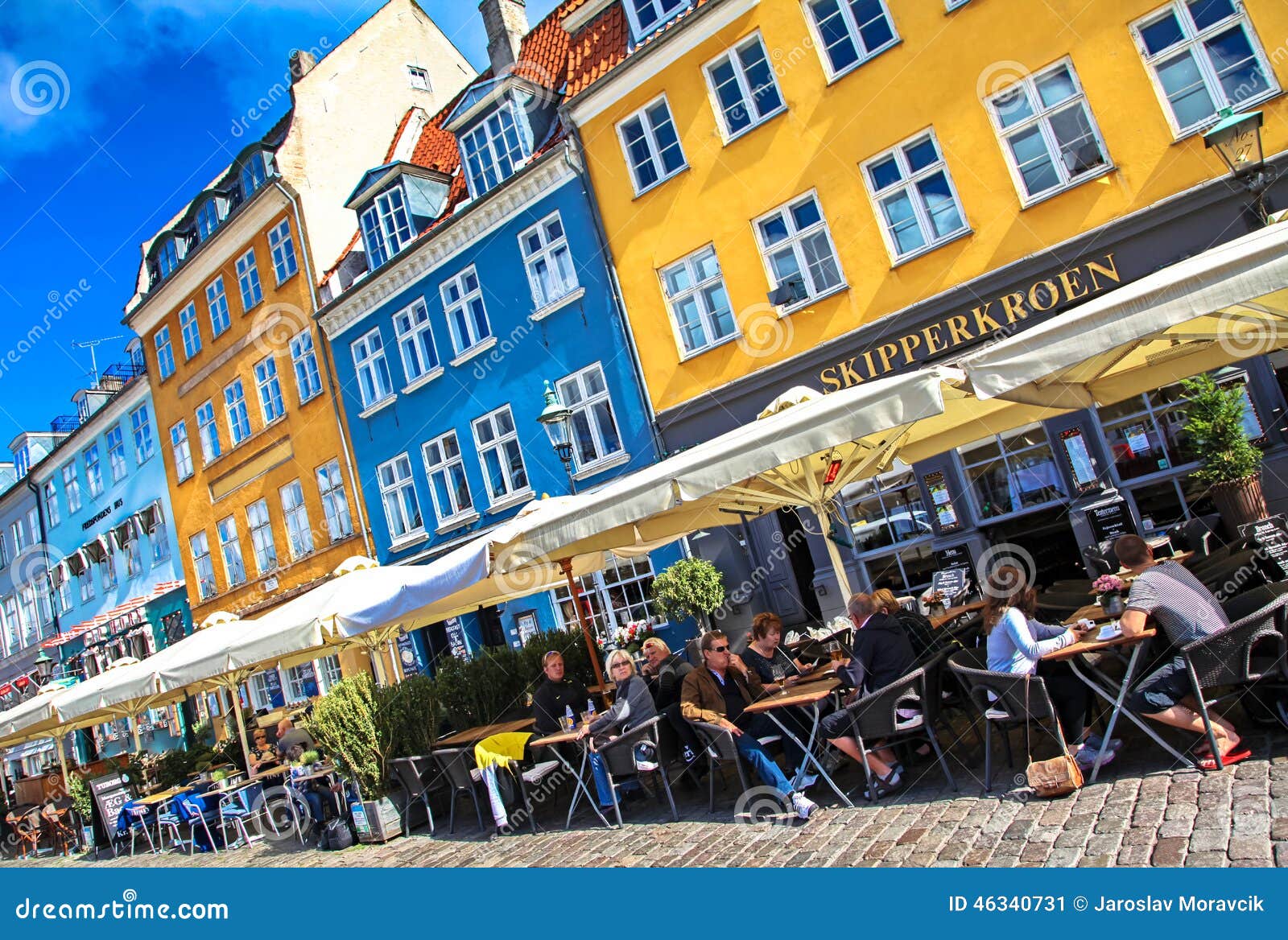 Old Town at Copenhagen, Denmark Editorial Photo - Image of building ...