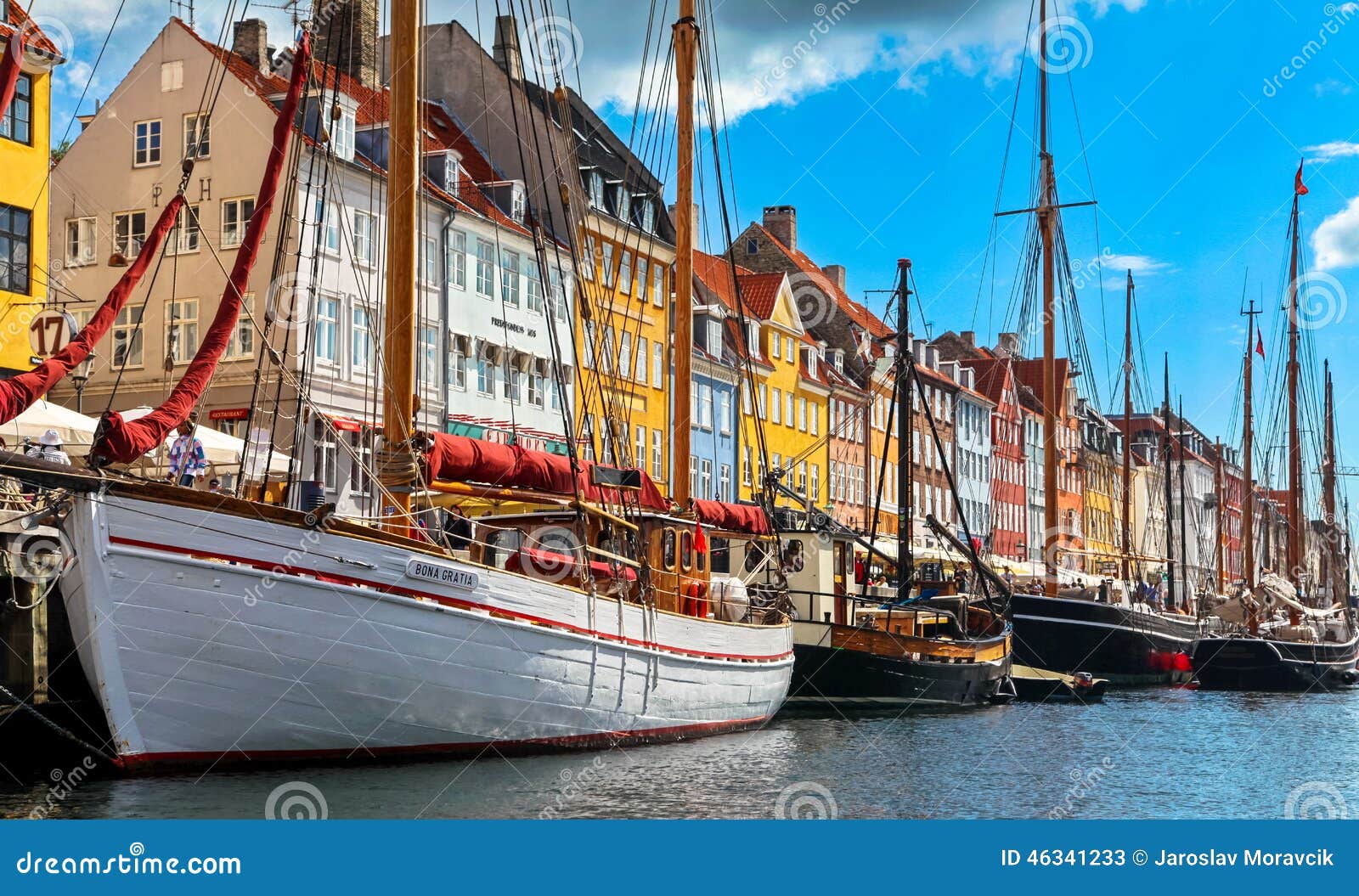 Old Town at Copenhagen, Denmark Editorial Stock Photo - Image of ...