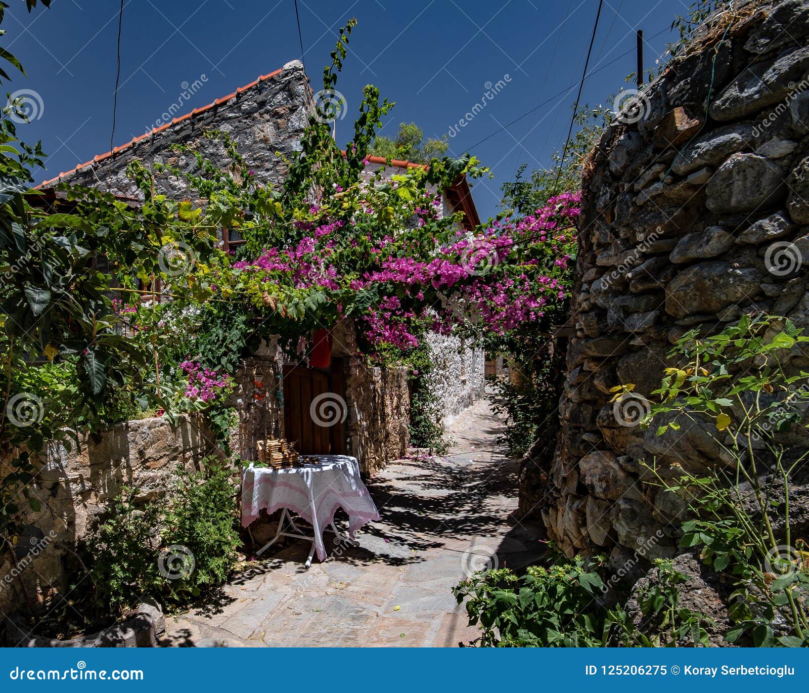 Old Town, Datca Turkey stock image. Image of datca, color - 125206275