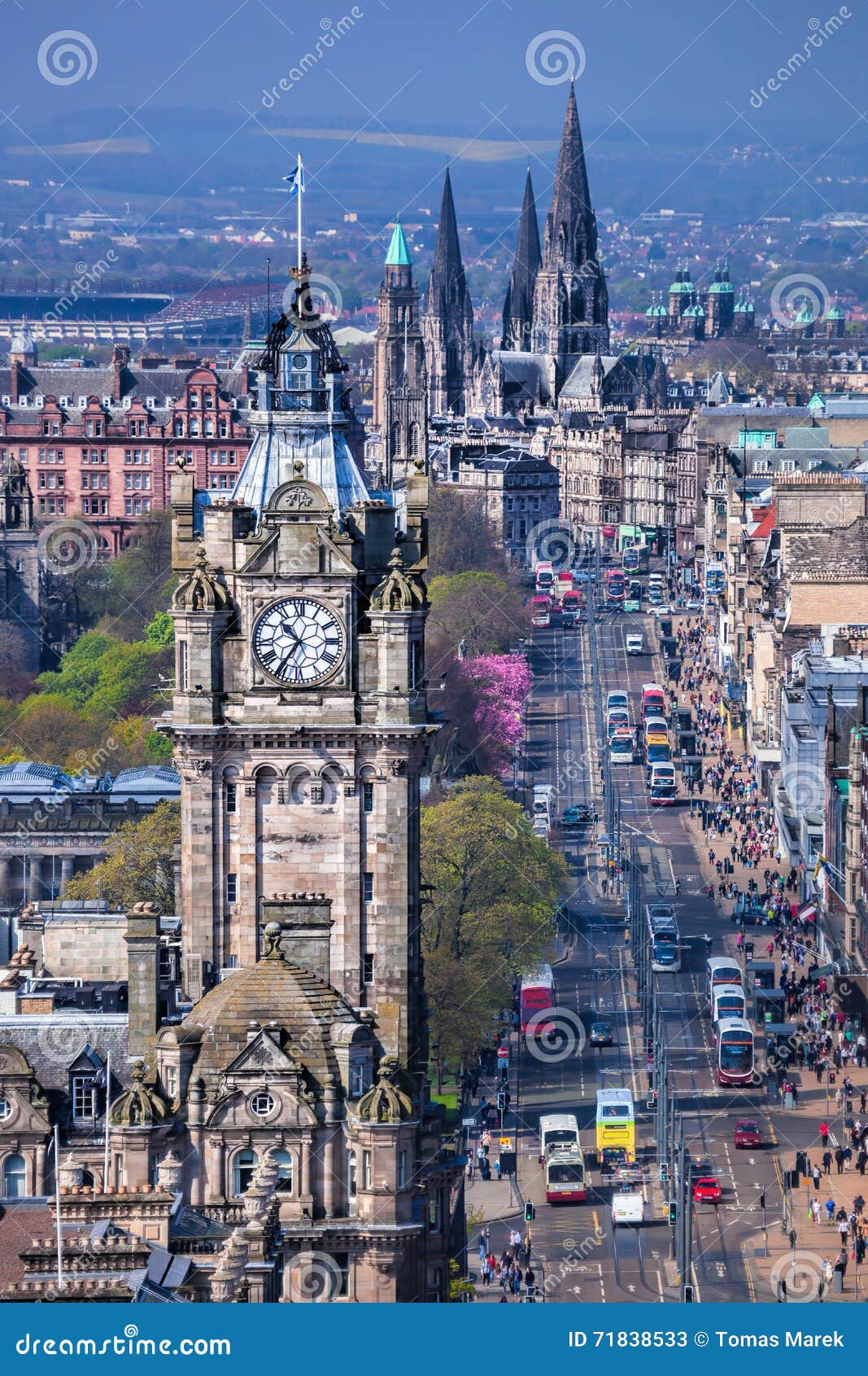 Edinburgh Clock Tower Stock Photos - Download 873 Royalty Free Photos