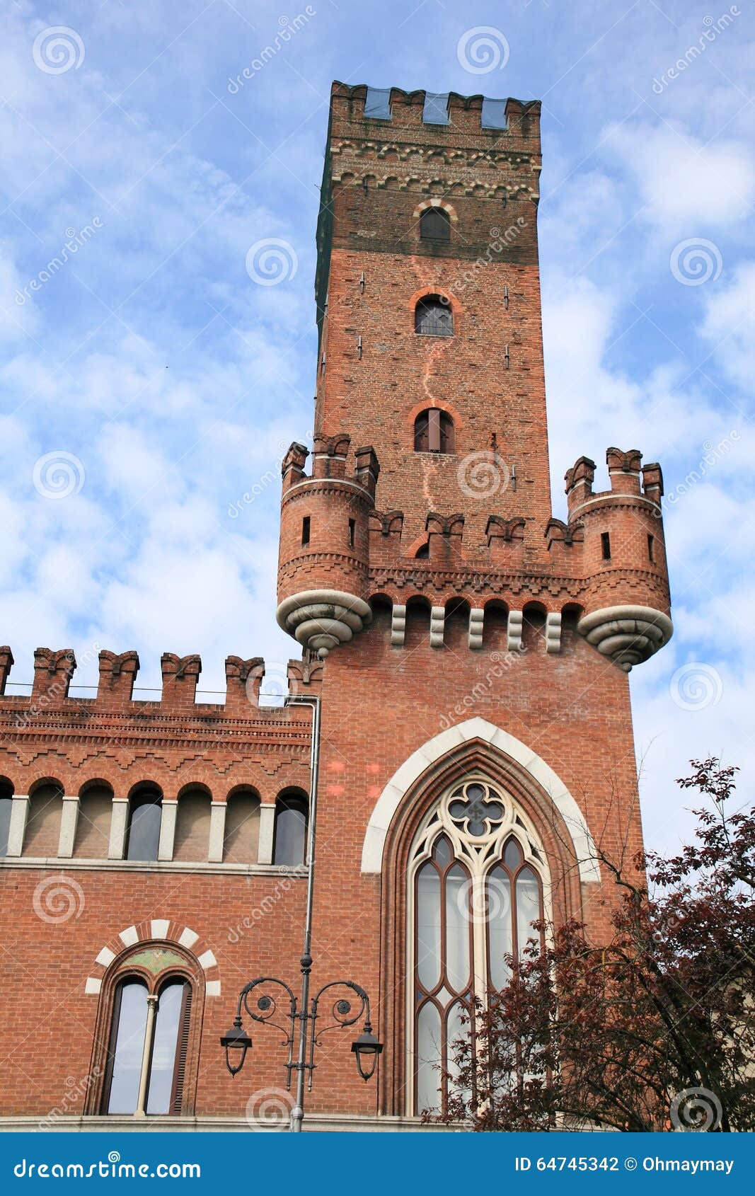 Old Town Hall of Asti, Italy Stock Photo - Image of architecture ...