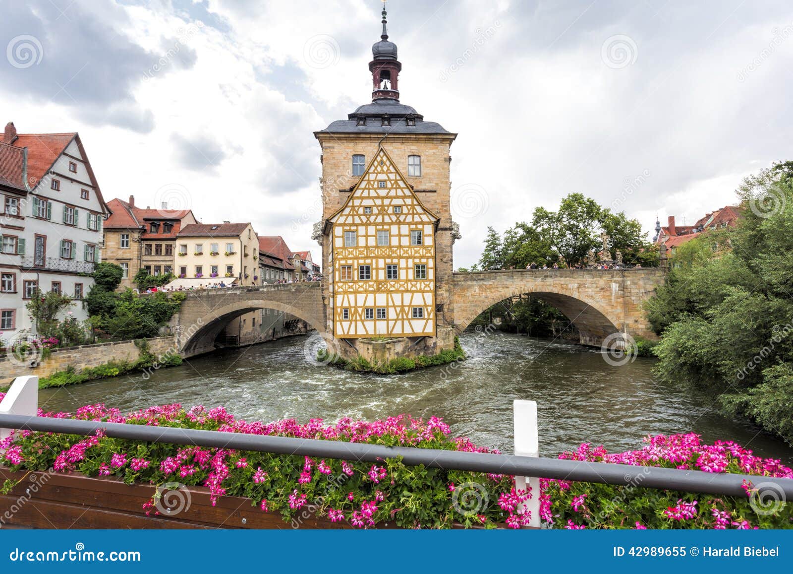 Old Town Hall in Bamberg, Germany Stock Image - Image of tourism ...