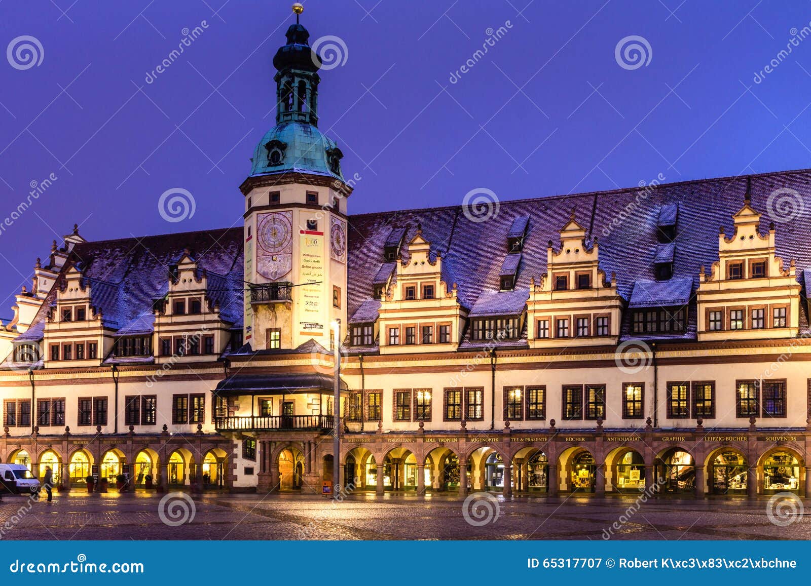 Old Town Hall Leipzig stock image. Image of hall, historical - 65317707