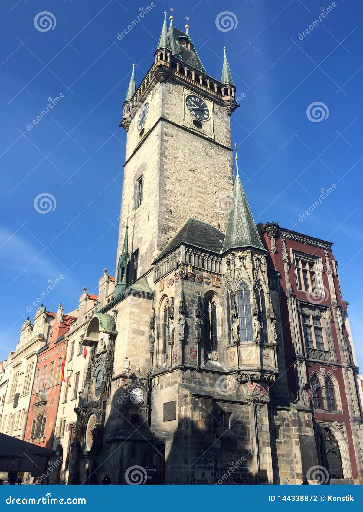 Old Town Hall, Prague, Czech Republic Stock Photo - Image of orloj ...