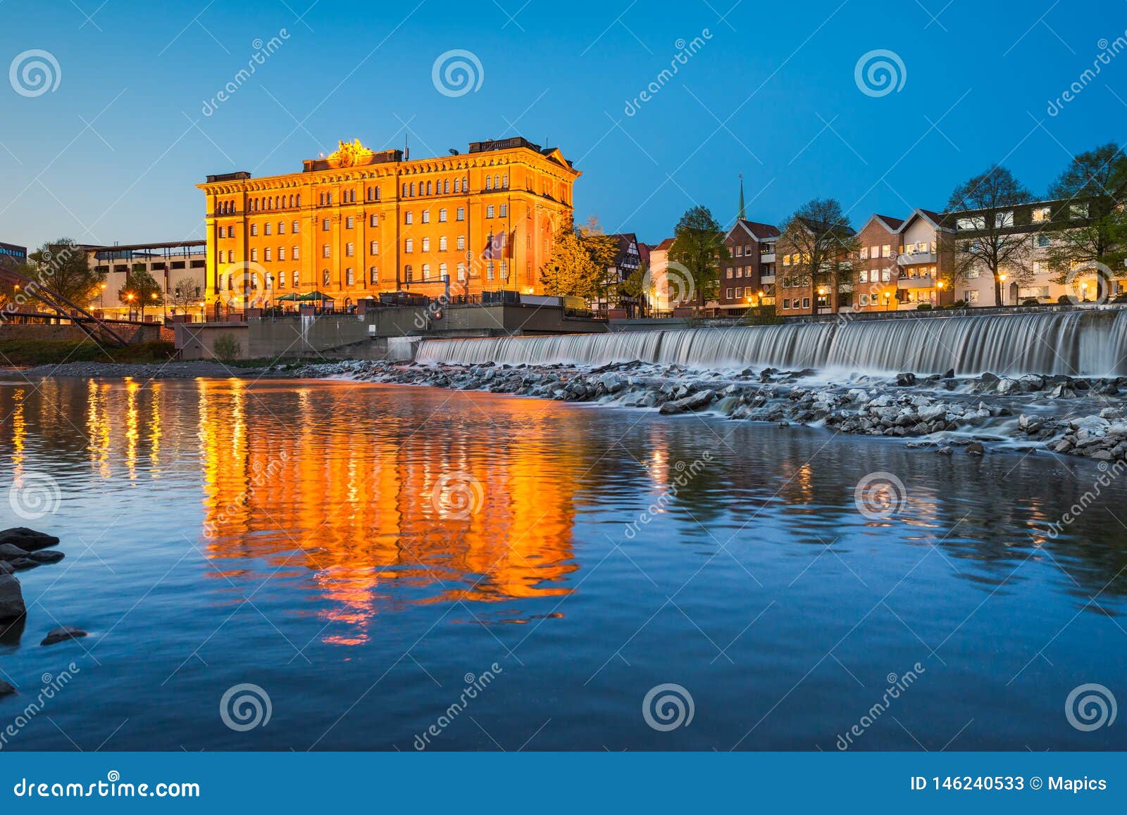 Old Town of Hamelin, Germany Stock Image - Image of germany ...