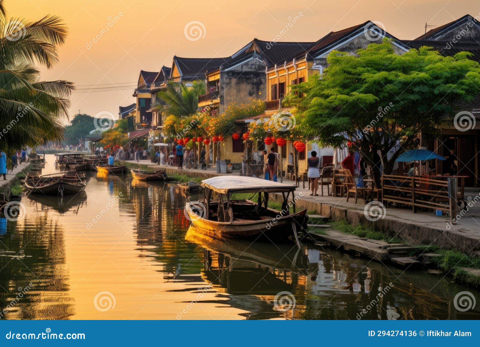 Old Town of Hoi an in Vietnam, Hoi an Ancient Town Riverfront, AI ...