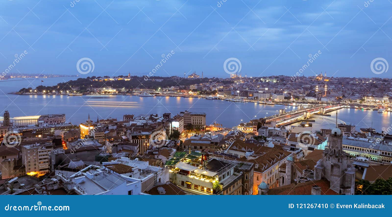 Old Town of Istanbul in Turkey Stock Photo - Image of view, strait ...
