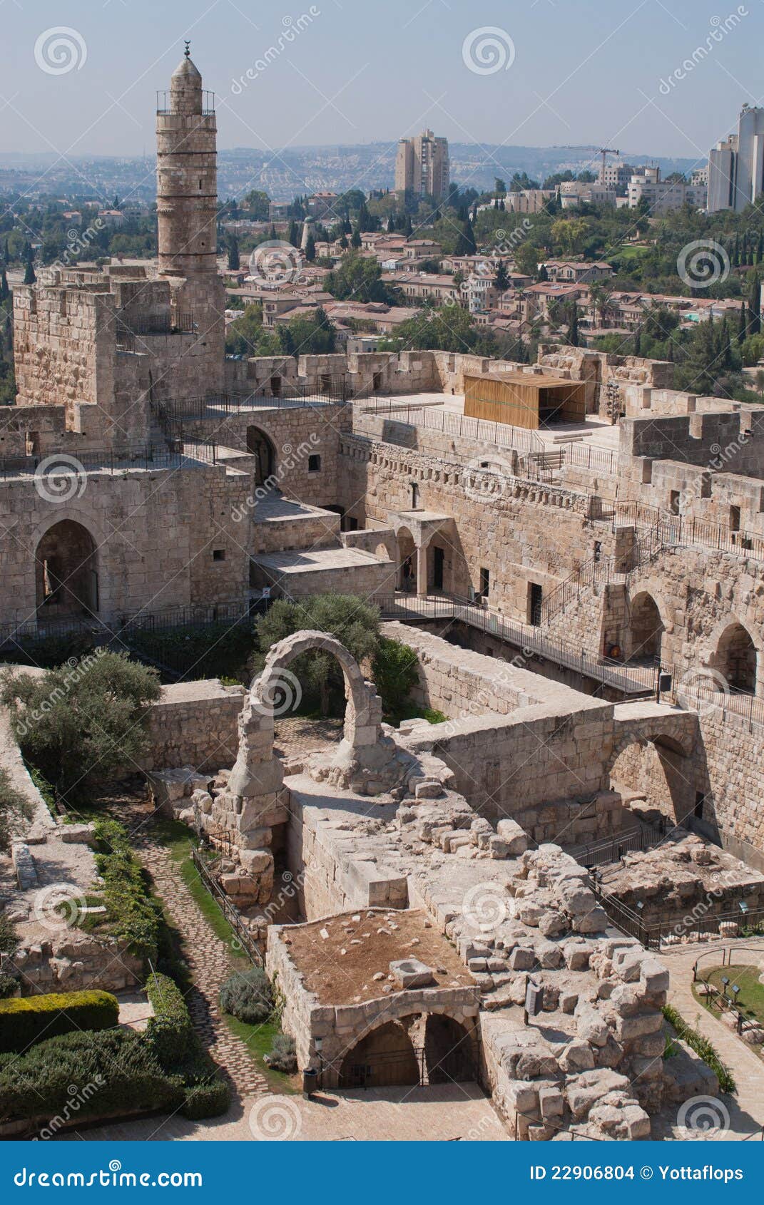 Old Town Jerusalem stock photo. Image of rock, capital - 22906804