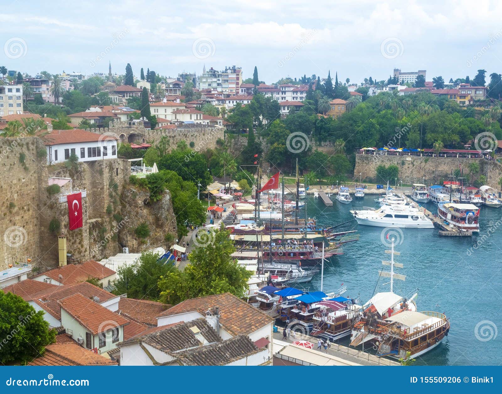 Old Town Kaleici in Antalya, Turkey Editorial Photo - Image of district ...