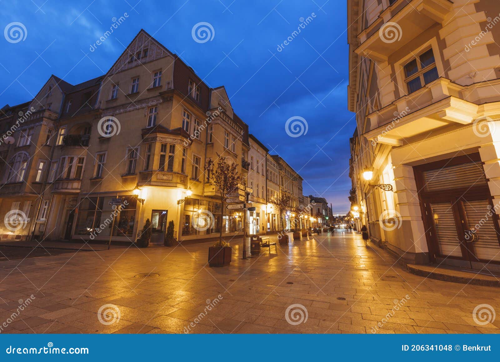 Old town of Leszno stock photo. Image of panorama, leszno - 206341048