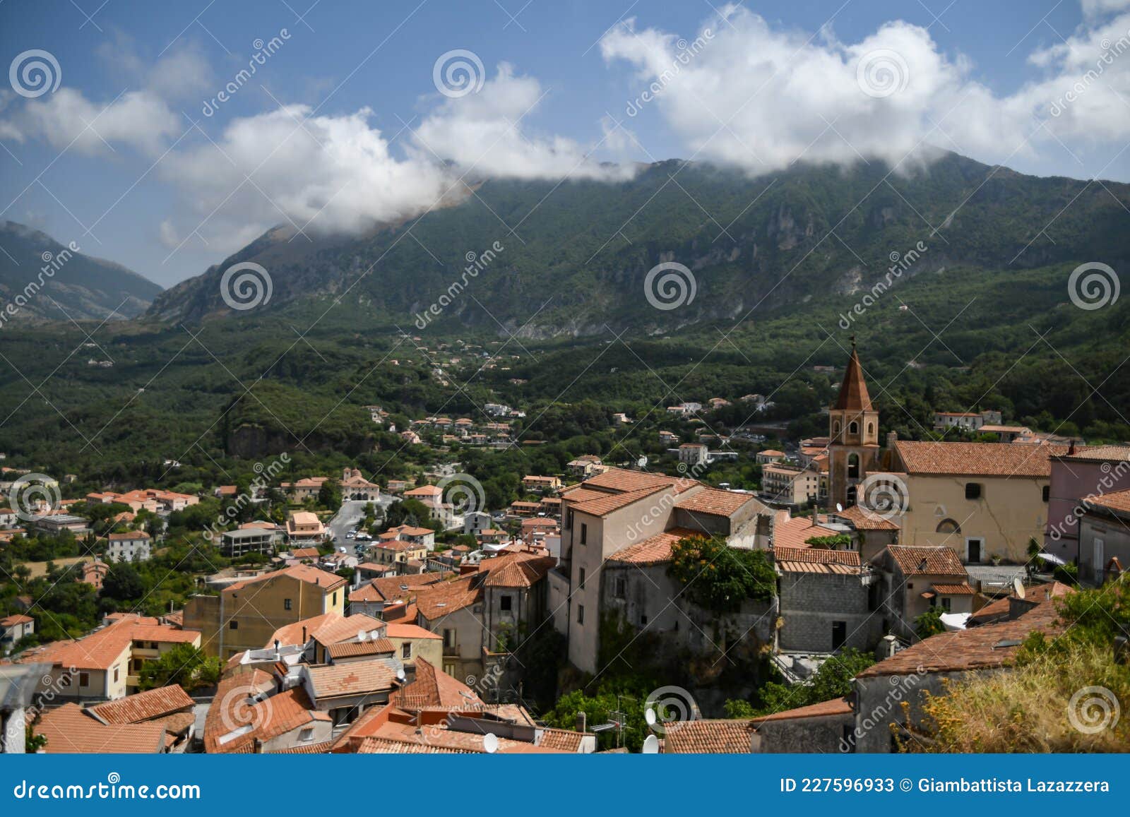 The Old Town of Maratea, Italy. Editorial Stock Photo - Image of ...
