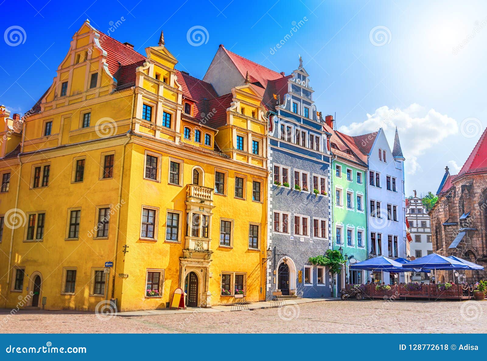 Old town of Meissen stock photo. Image of history, tourism - 128772618