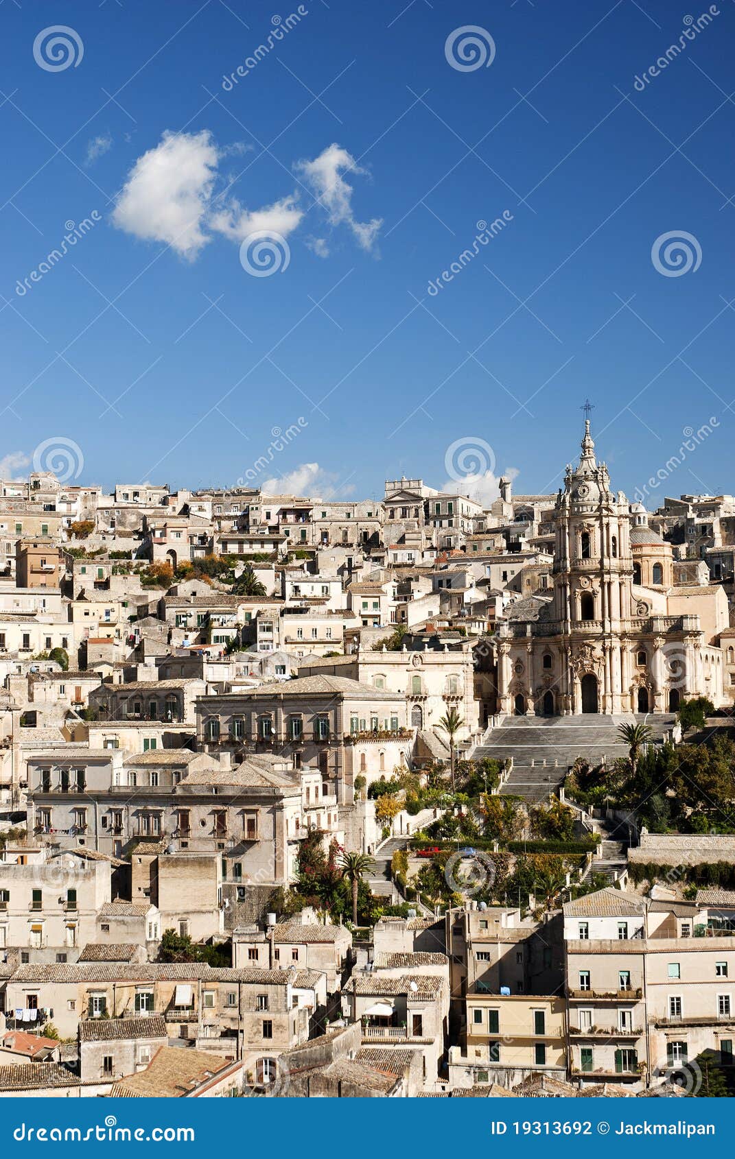 The Old Town of Modica Sicily Stock Photo - Image of buildings, sicily ...