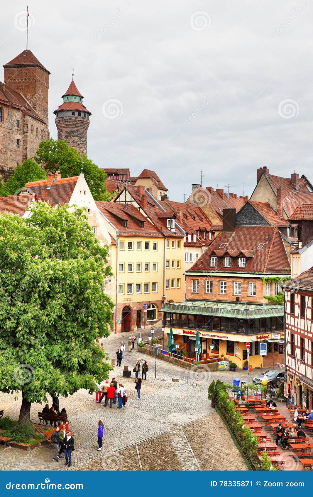 Old Town in Nuremberg editorial photo. Image of germany - 78335871