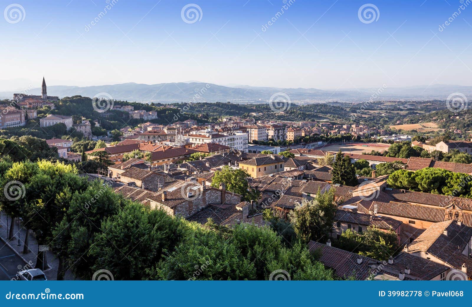 Old Town of Perugia, Umbria, Italy Stock Photo - Image of culture ...