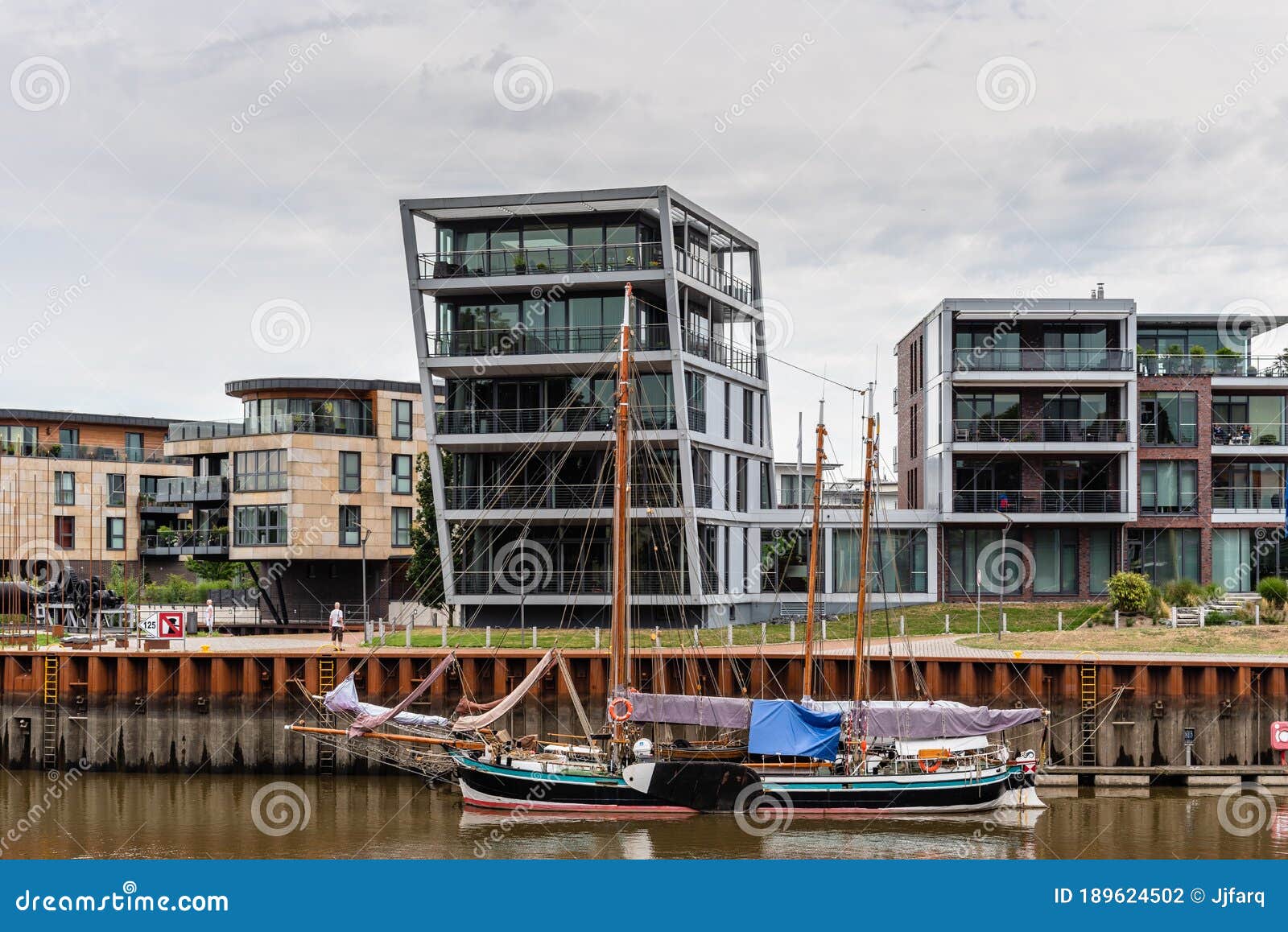 The Old Town and the Old Port of Stade Editorial Photography - Image of ...