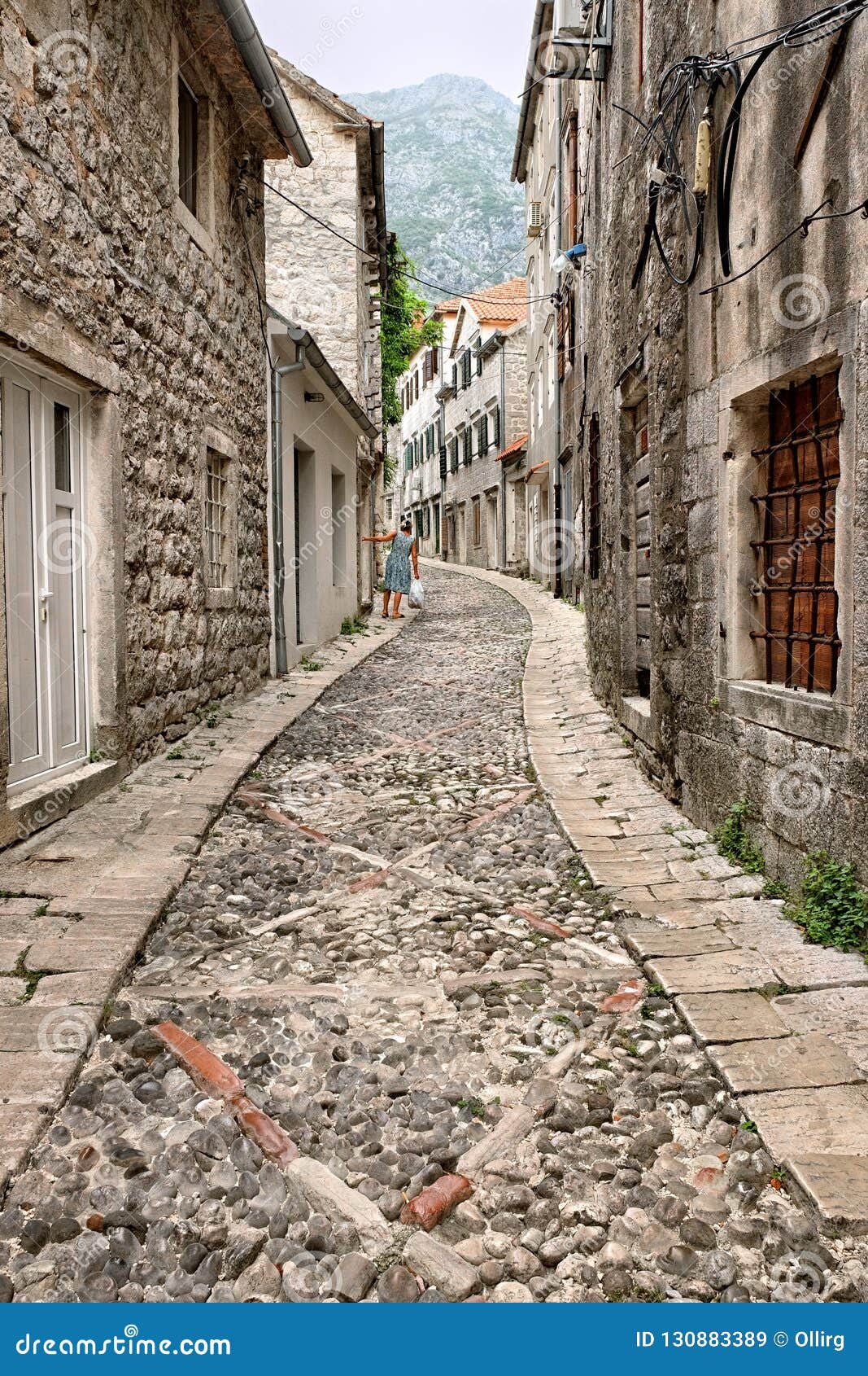 Risan Old Town, Montenegro editorial stock image. Image of perast ...