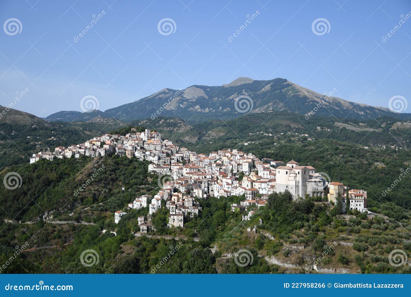 The Old Town of Rivello, Italy. Stock Photo - Image of hiking, street ...