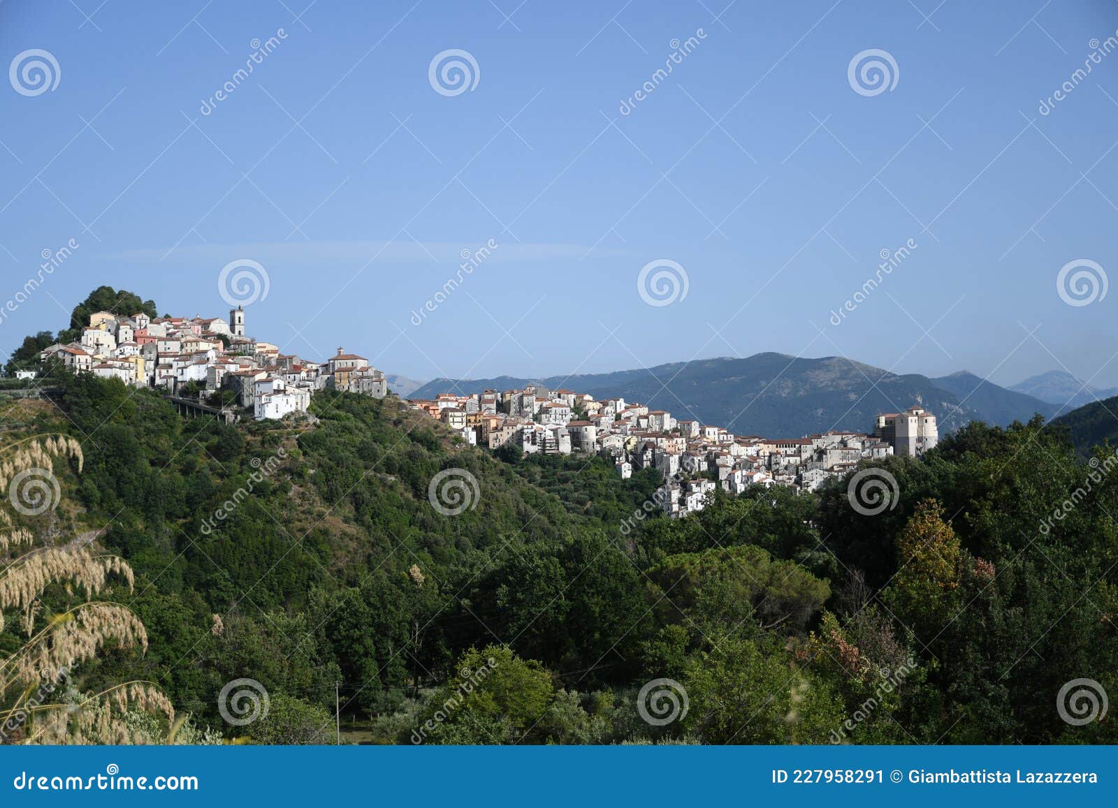 The Old Town of Rivello, Italy. Stock Image - Image of town, europe ...