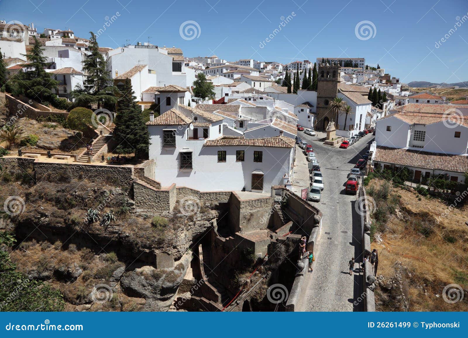 Old Town of Ronda, Andalusia Spain Editorial Stock Image - Image of ...