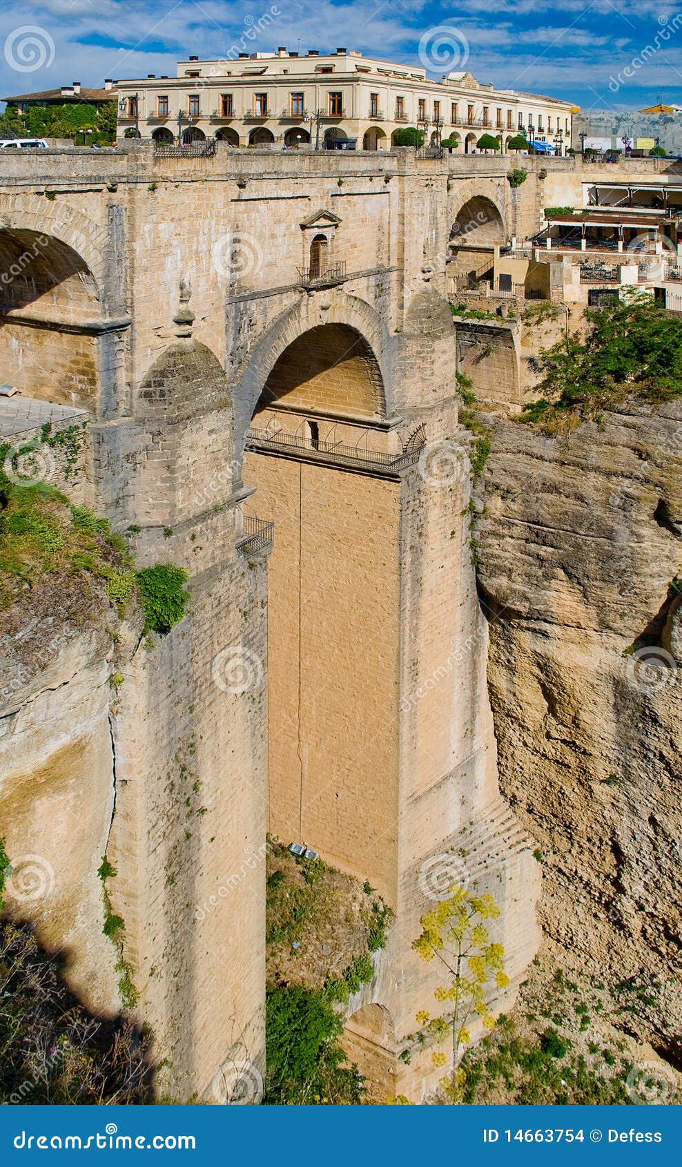 The old town. Rondo. Spain stock photo. Image of architecture - 14663754