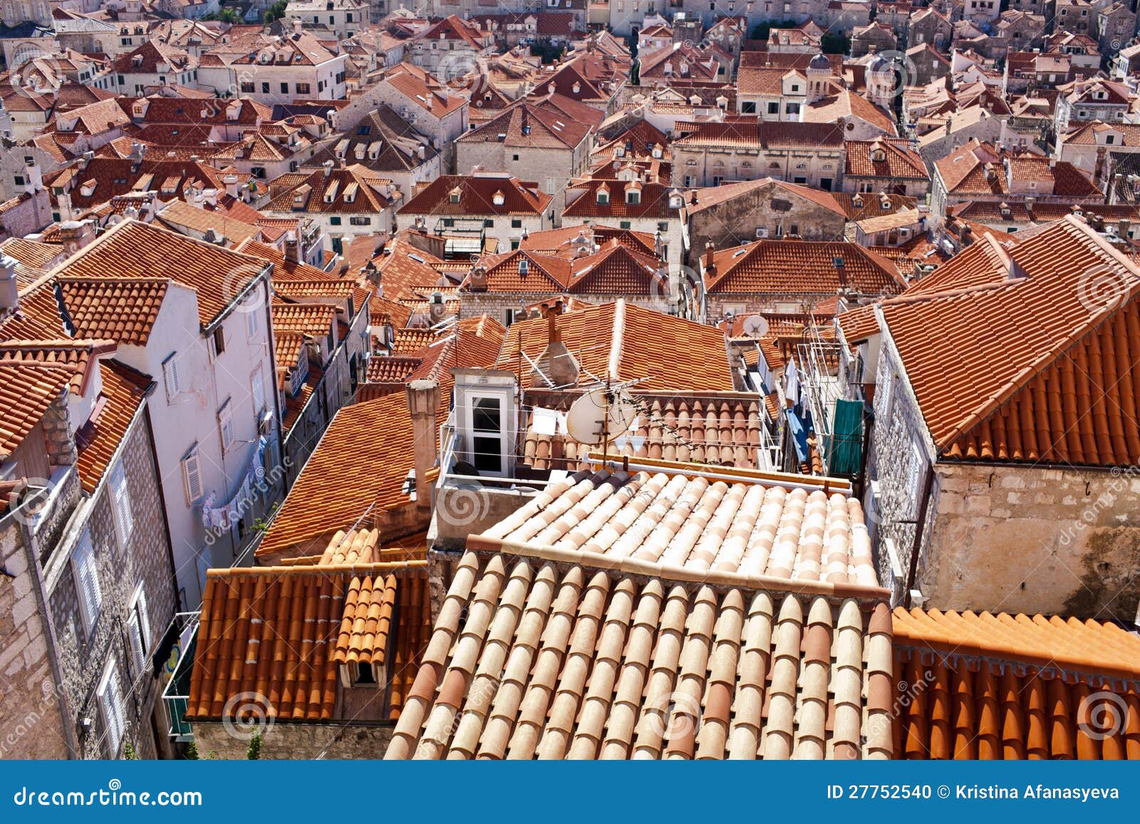 Old Town rooftops stock photo. Image of europe, architectural - 27752540
