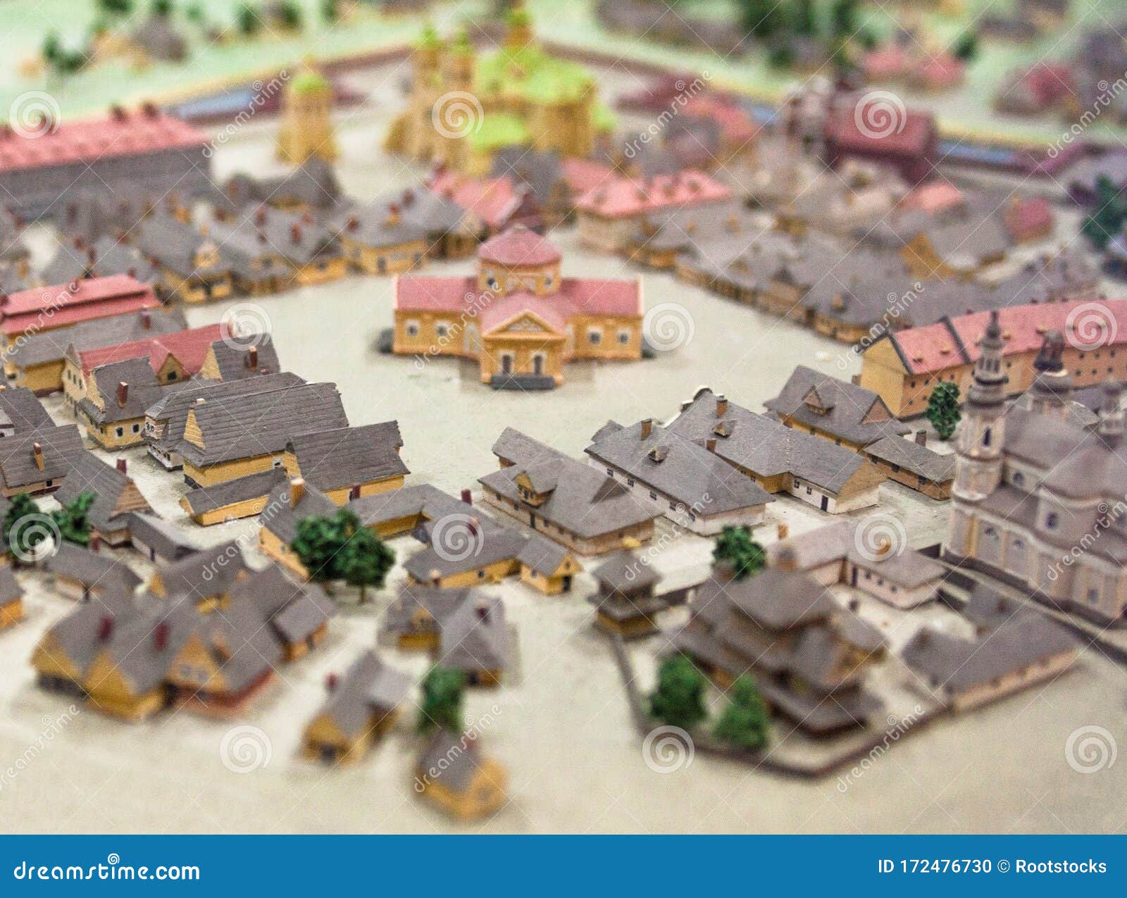 Old town scale model stock photo. Image of life, canal - 172476730