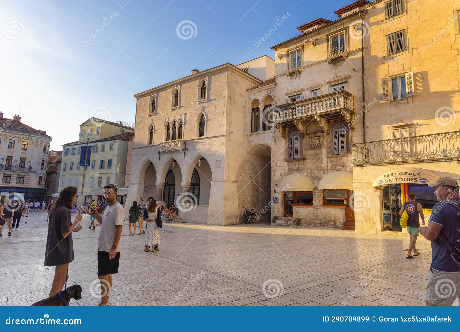 The old town of Split editorial stock image. Image of historic - 290709899