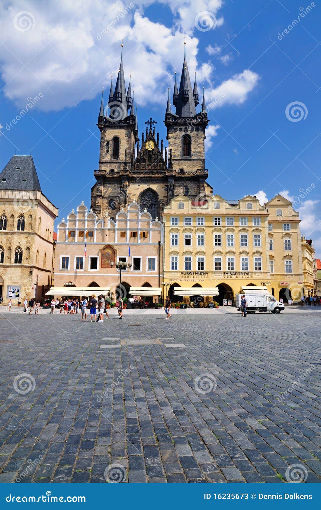 Old Town Square, Prague editorial stock photo. Image of monument - 16235673