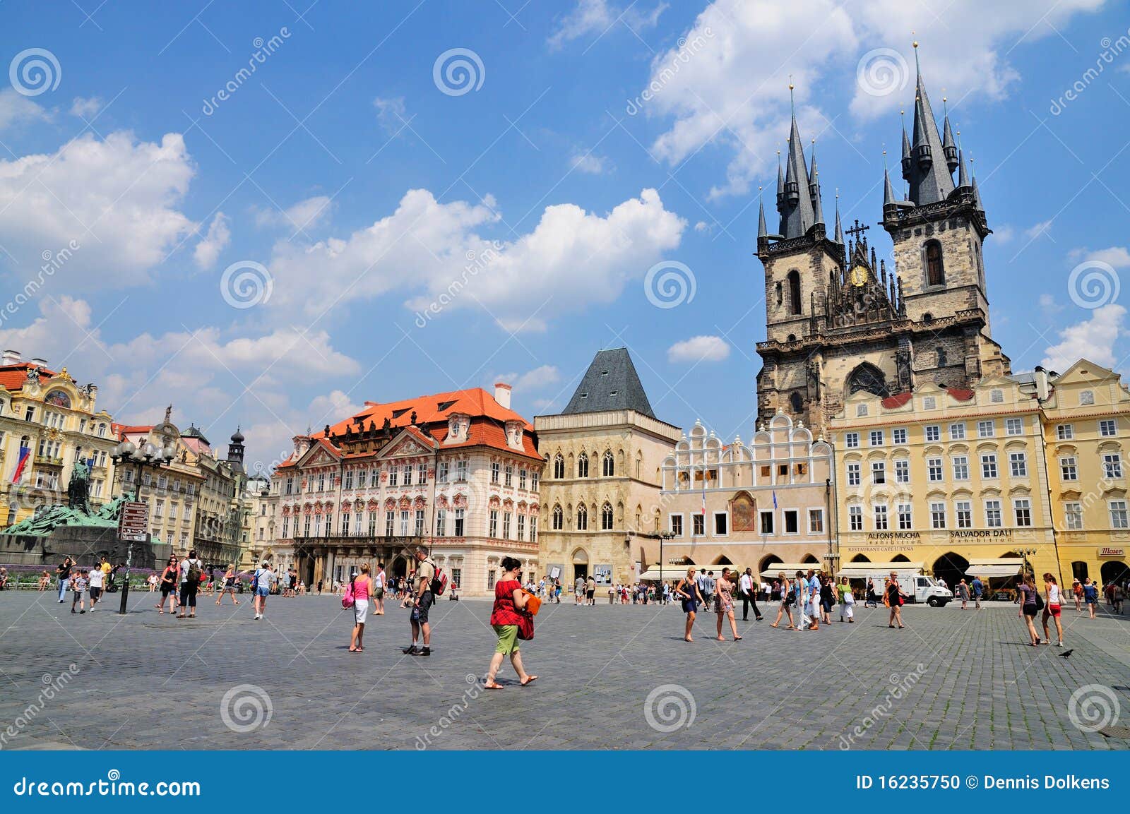 Old Town Square, Prague editorial image. Image of baroque - 16235750