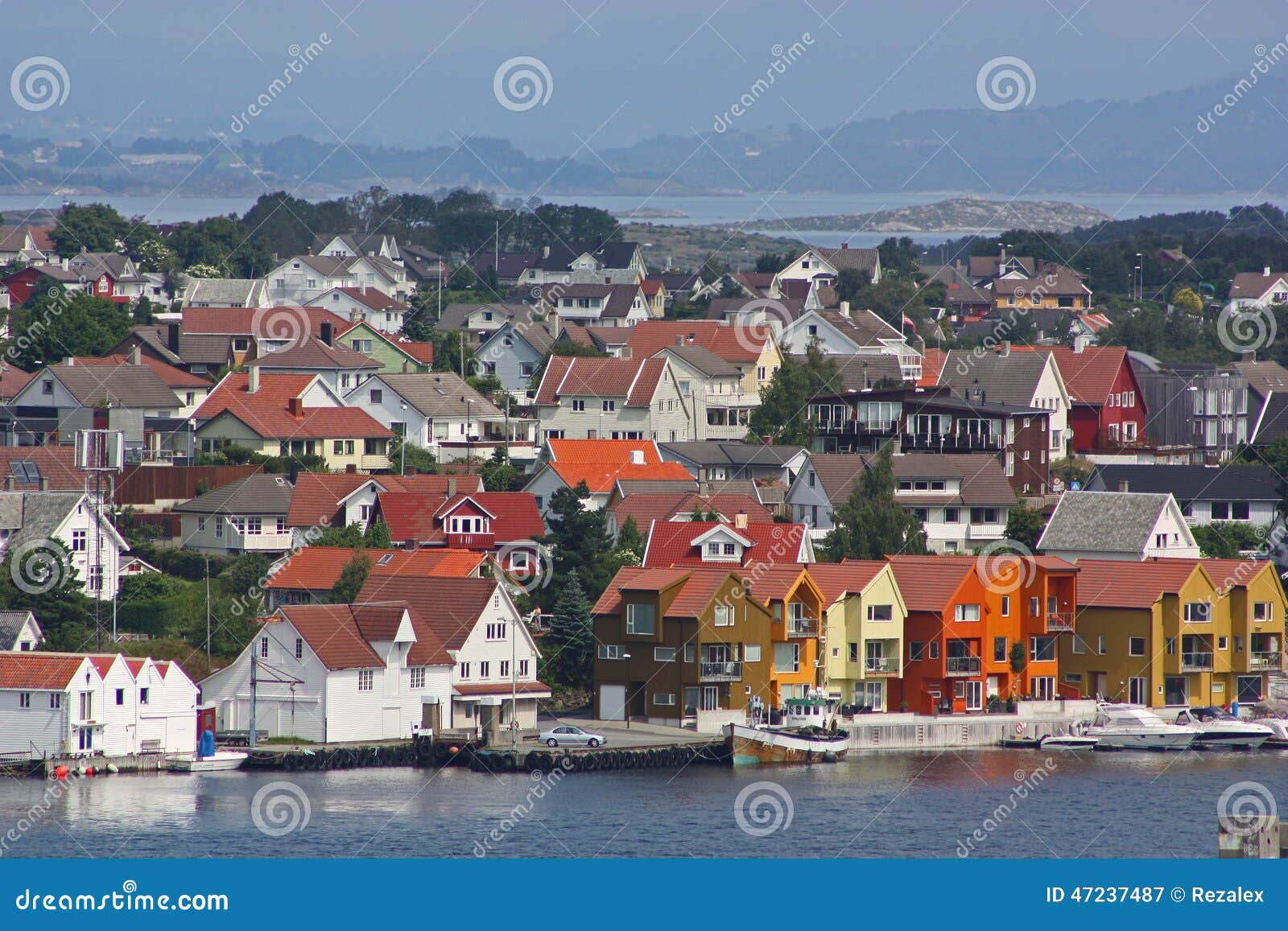 The old town of Stavanger stock image. Image of traveling - 47237487