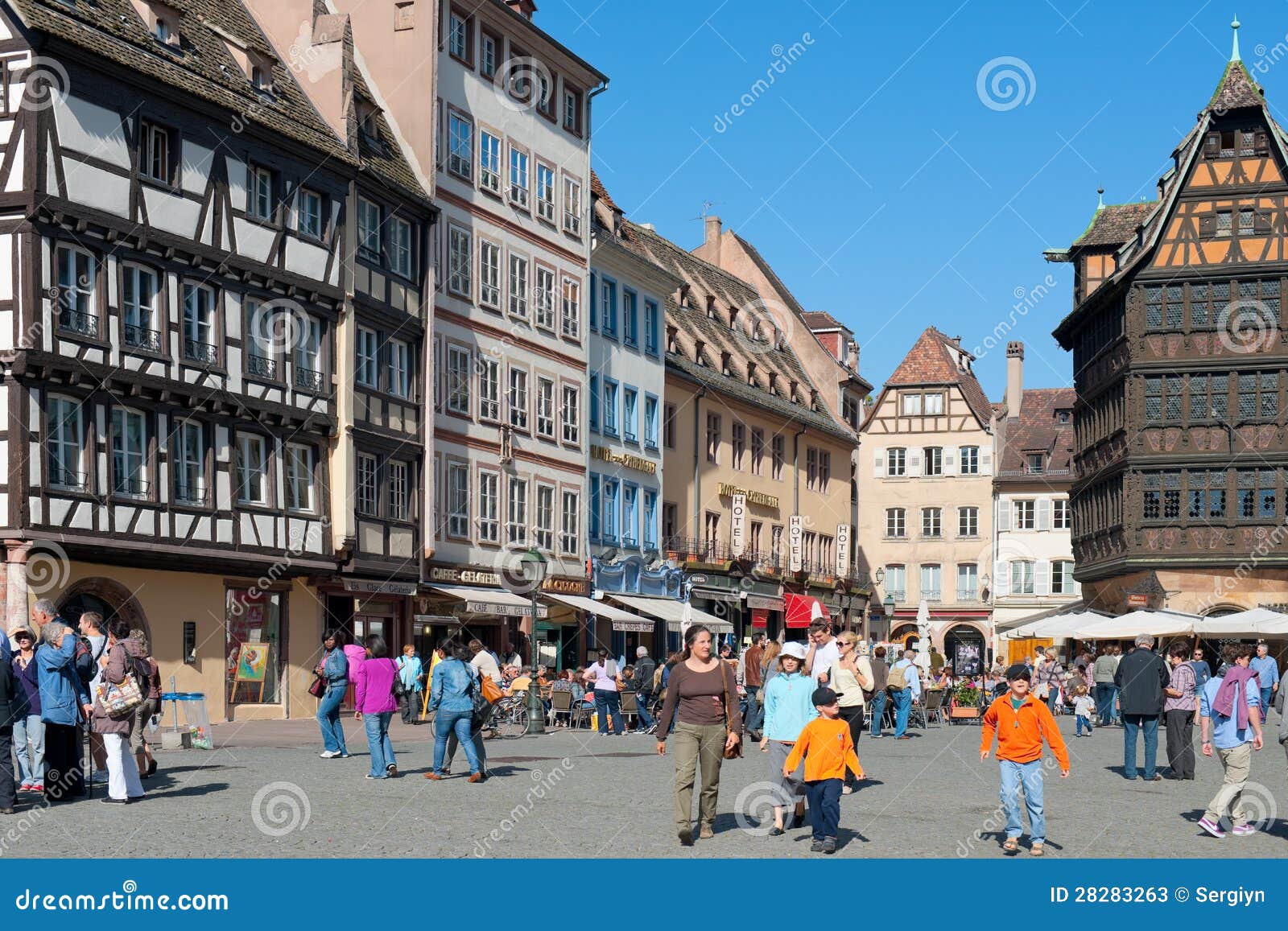 Old town of Strasbourg editorial stock photo. Image of landmark - 28283263