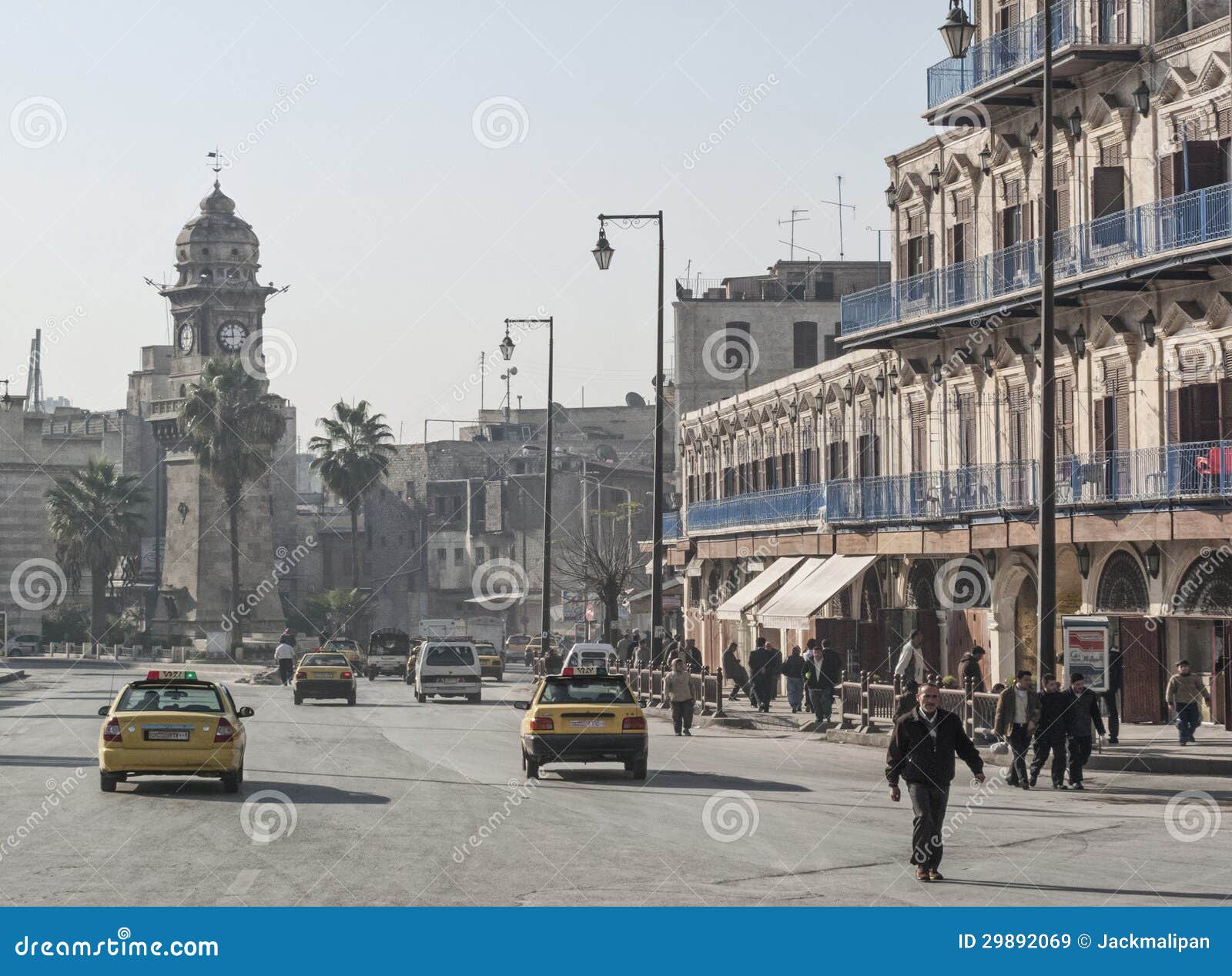 Street in aleppo syria editorial stock image. Image of architecture ...