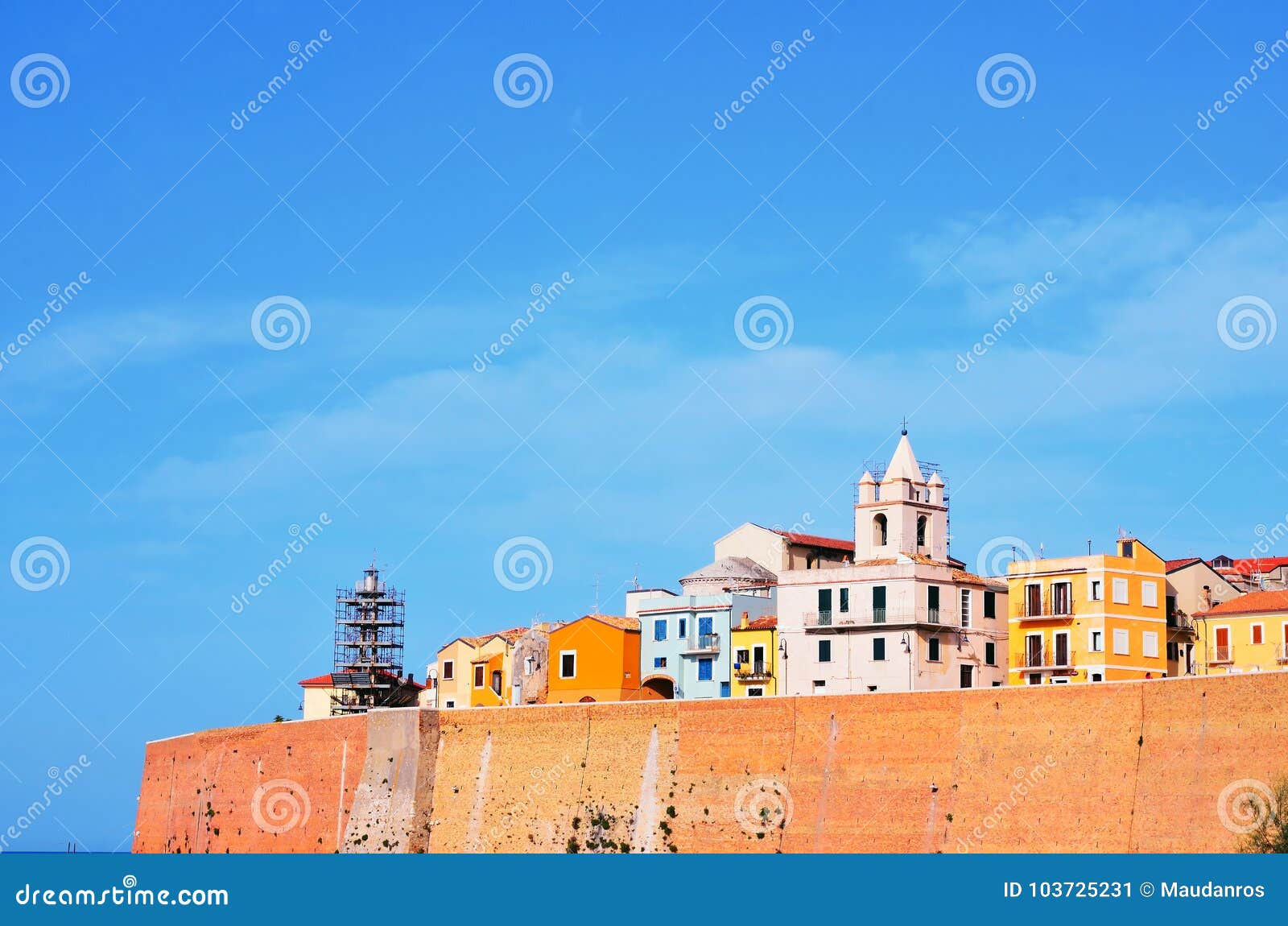 Termoli, Molise, Italy stock image. Image of europe - 103725231