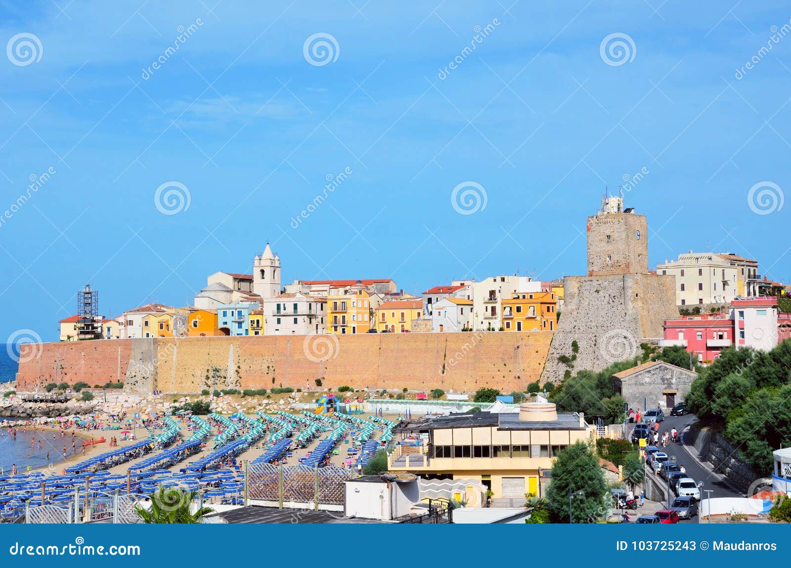 Termoli, Molise, Italy stock image. Image of castle - 103725243