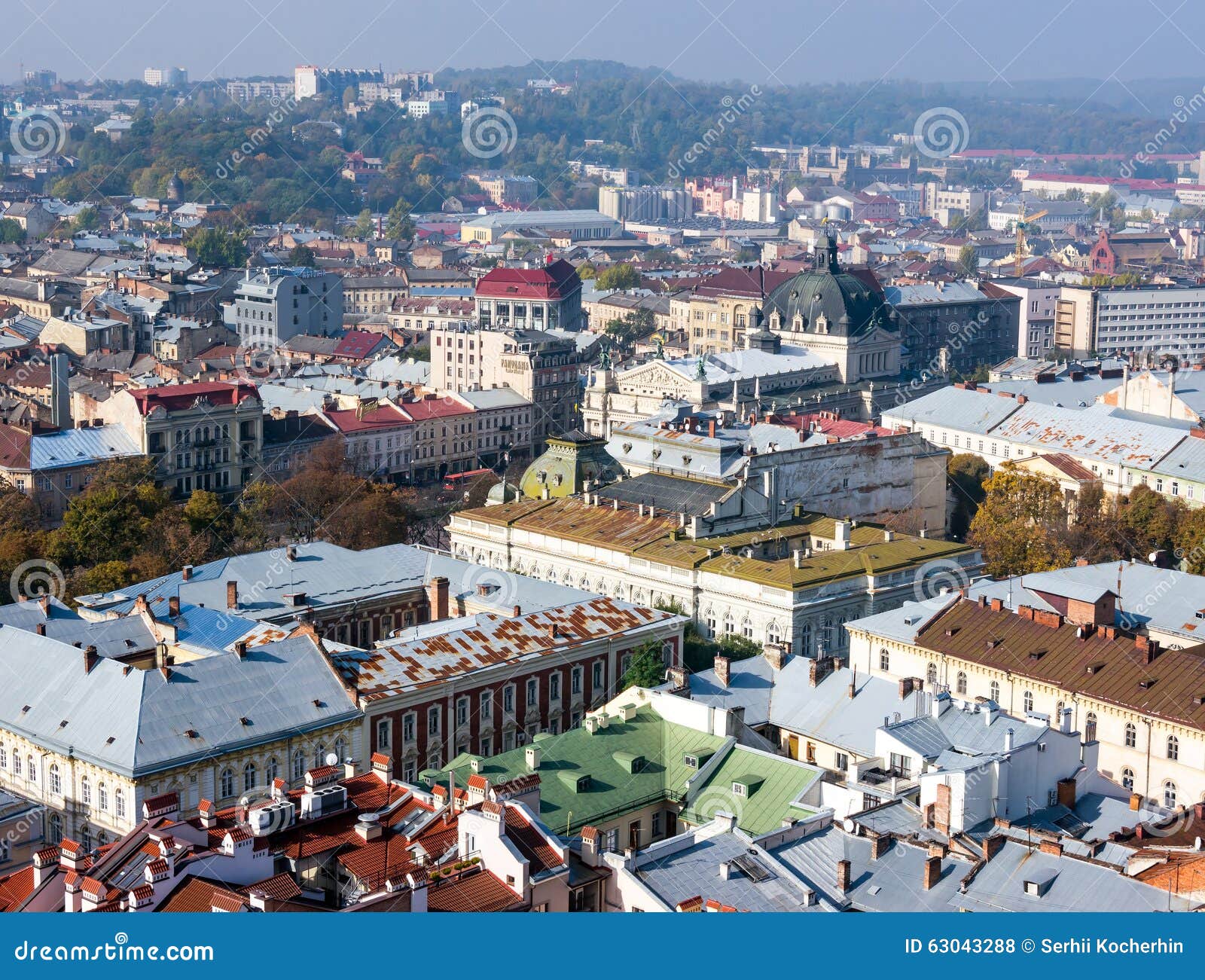 Old Town View, Lviv editorial stock photo. Image of medieval - 63043288