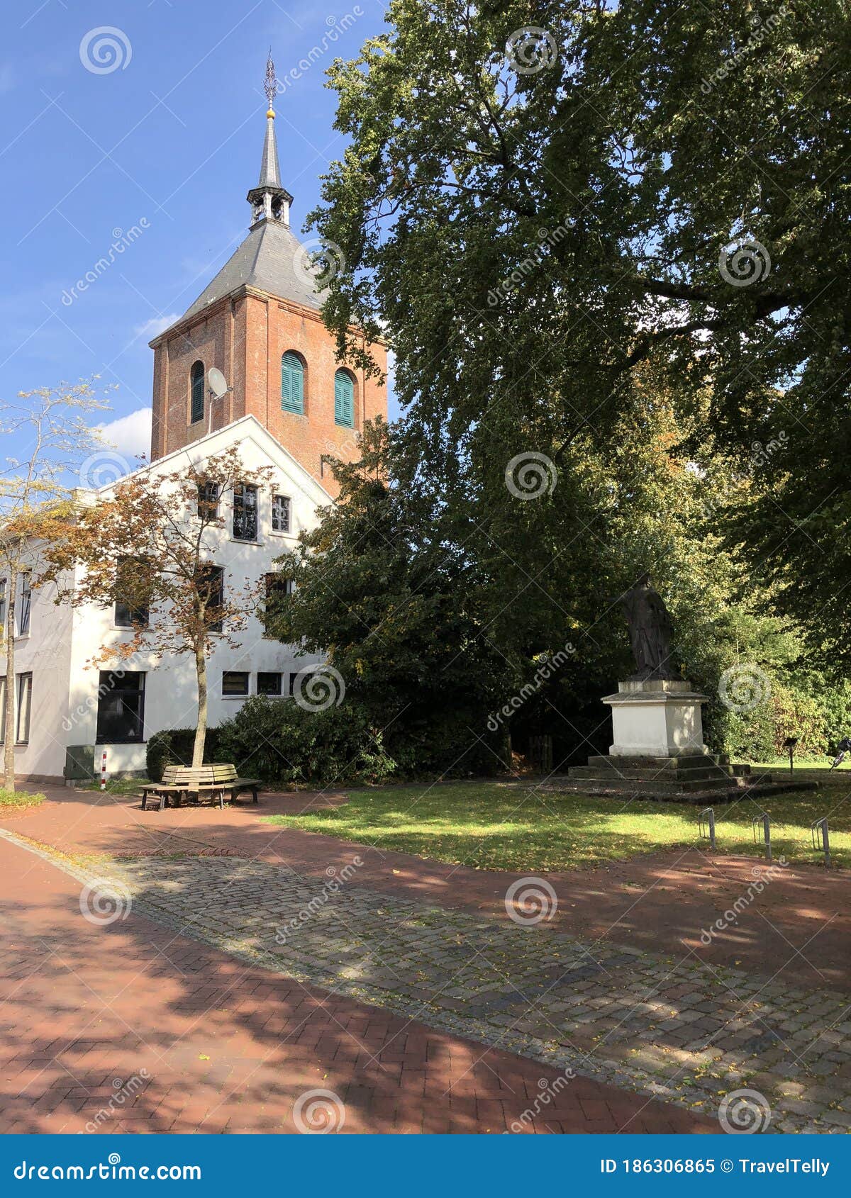 The old town of Weener stock image. Image of friesland - 186306865