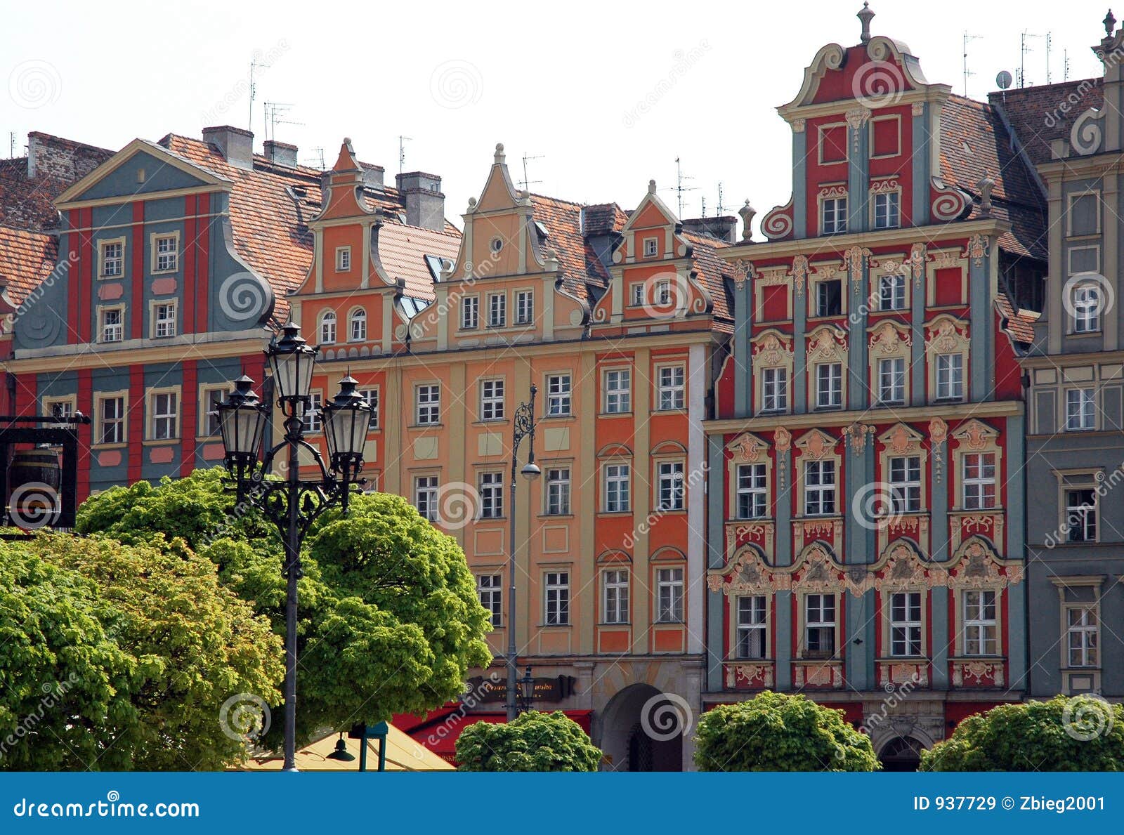 OLD TOWN in WROCLAW stock image. Image of building, architecture - 937729