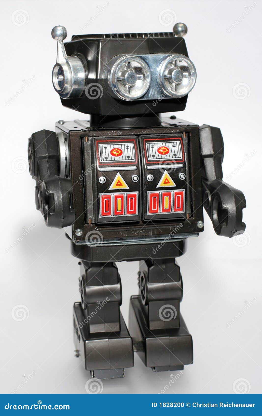 Old toy tin robot #5 stock photo. Image of childhood, tintoy - 1828200