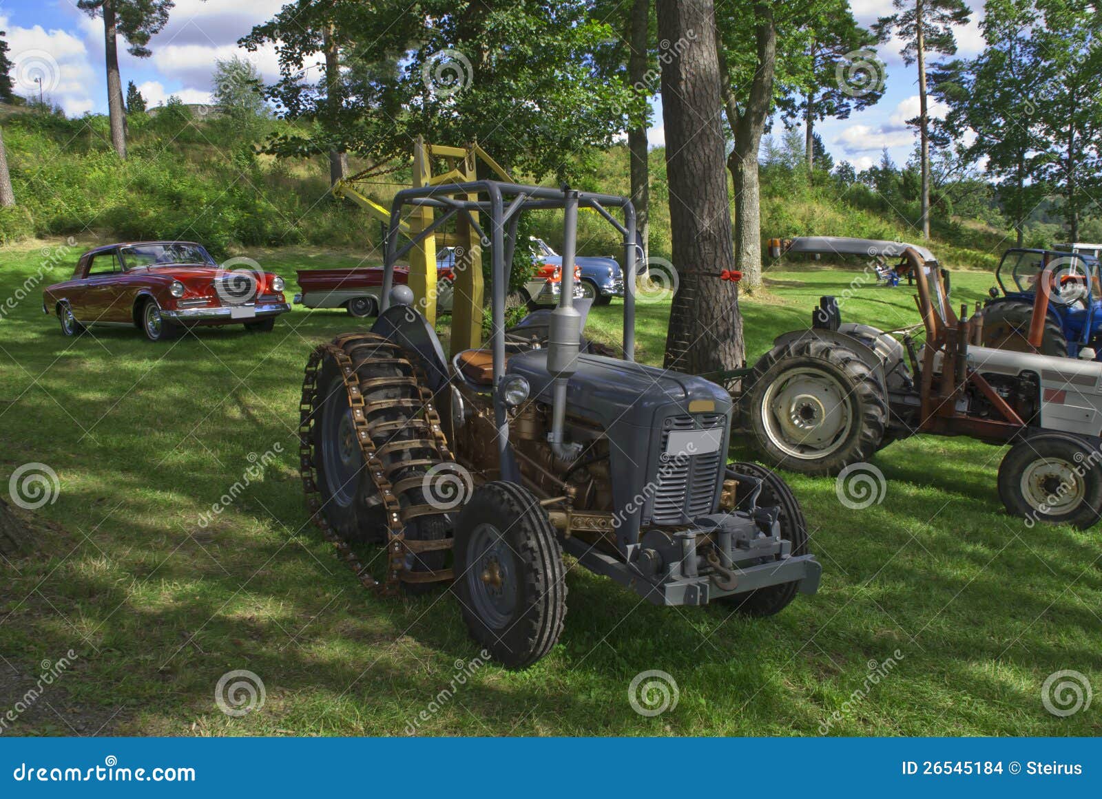 Old Tractor (ferguson) Stock Photography | CartoonDealer.com #26545184
