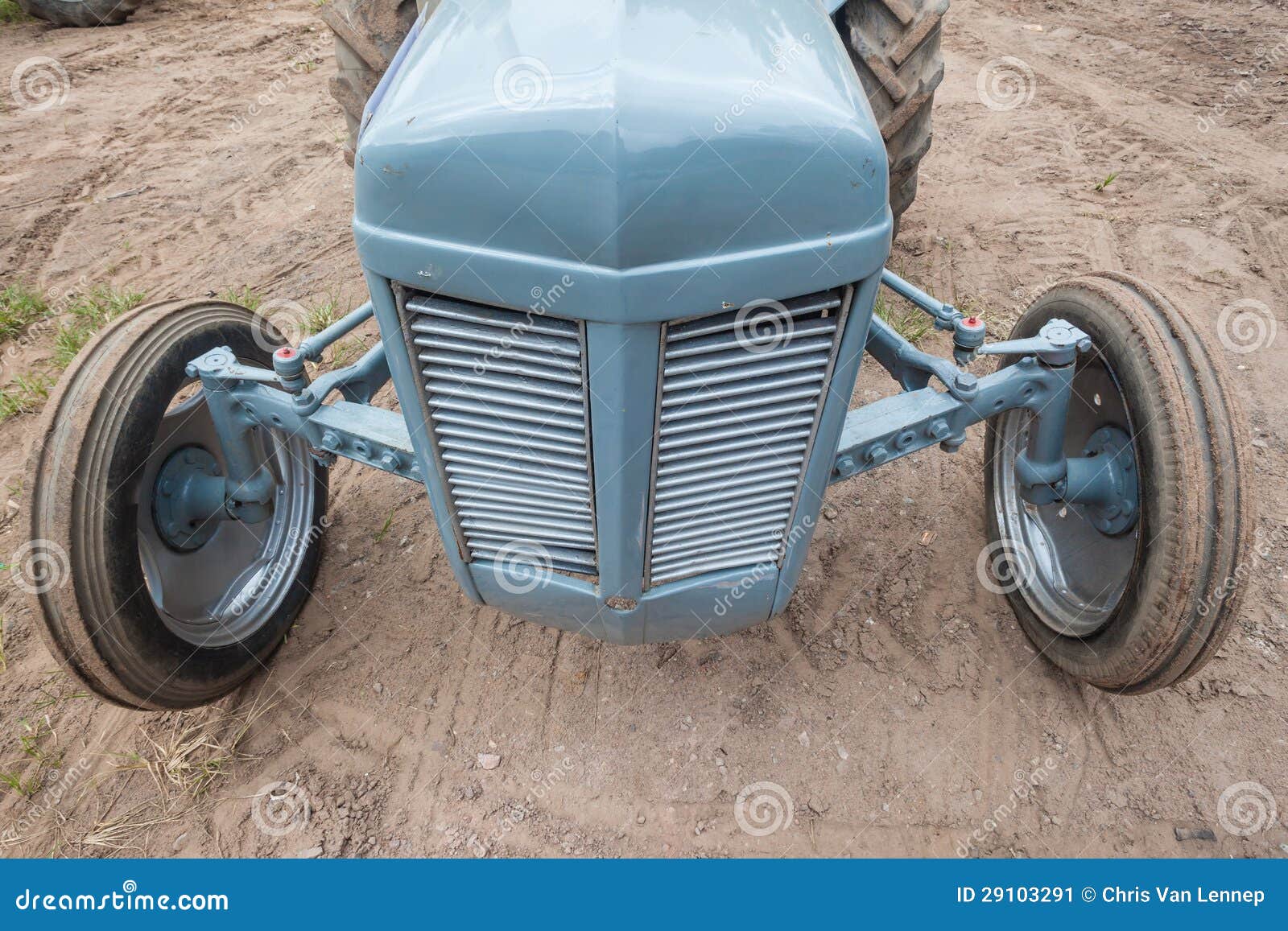 Old Tractor Front stock image. Image of quality, machines - 29103291