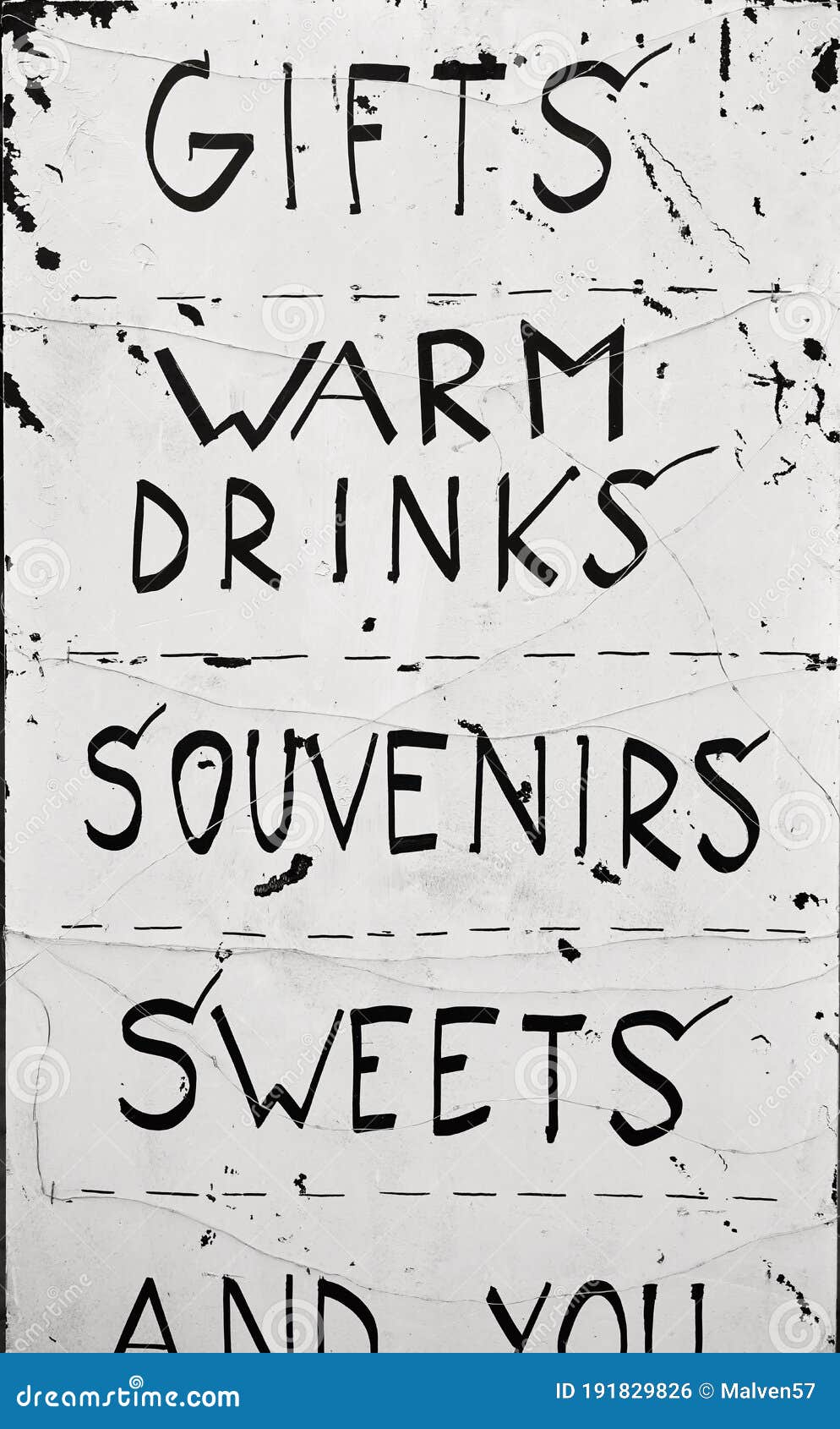 Old trade plate stock photo. Image of trade, white, shop - 191829826