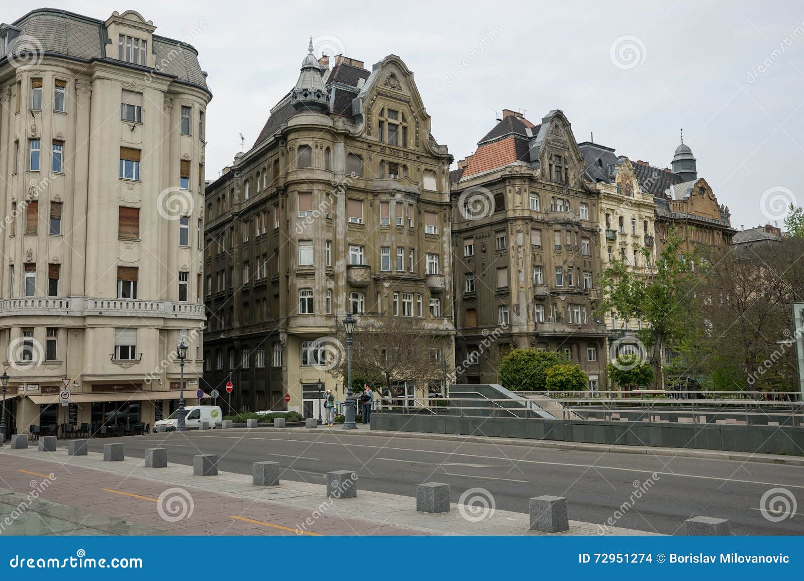 Old Traditional Architecture with Modern Elements in Budapest Hu ...