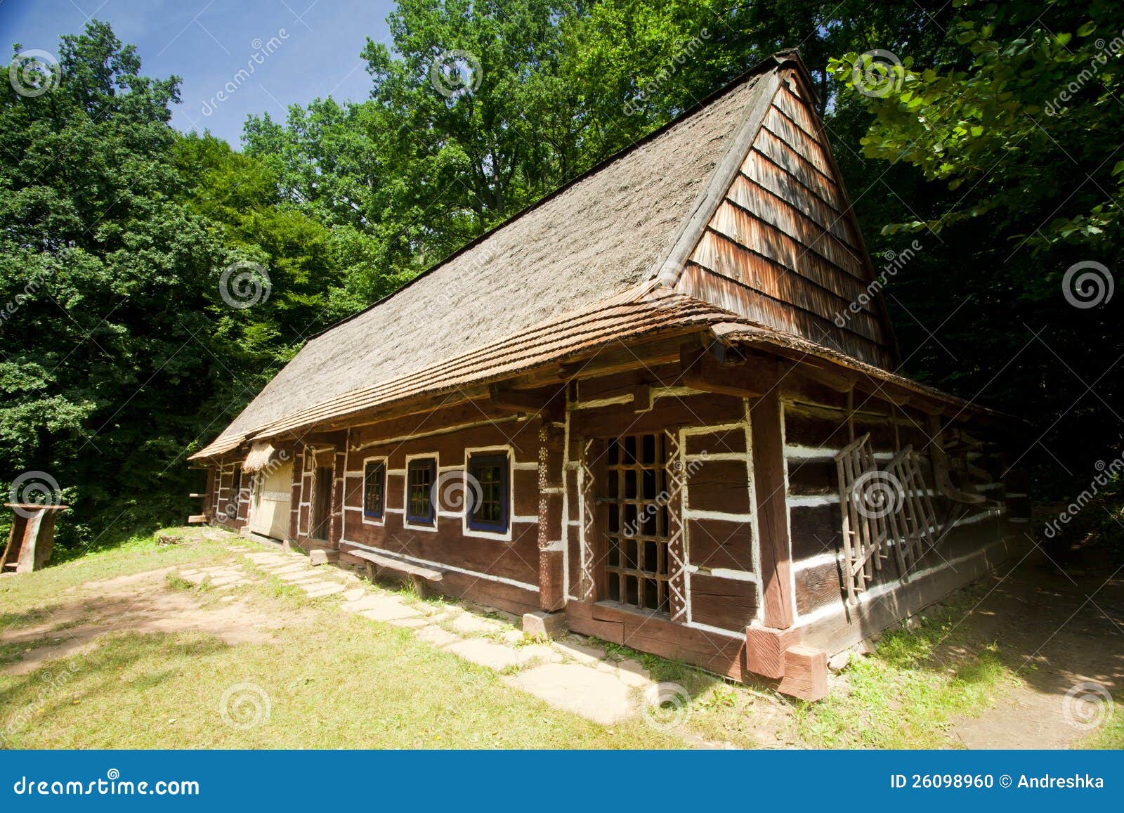 Old traditional house stock photo. Image of vilage, cottage - 26098960