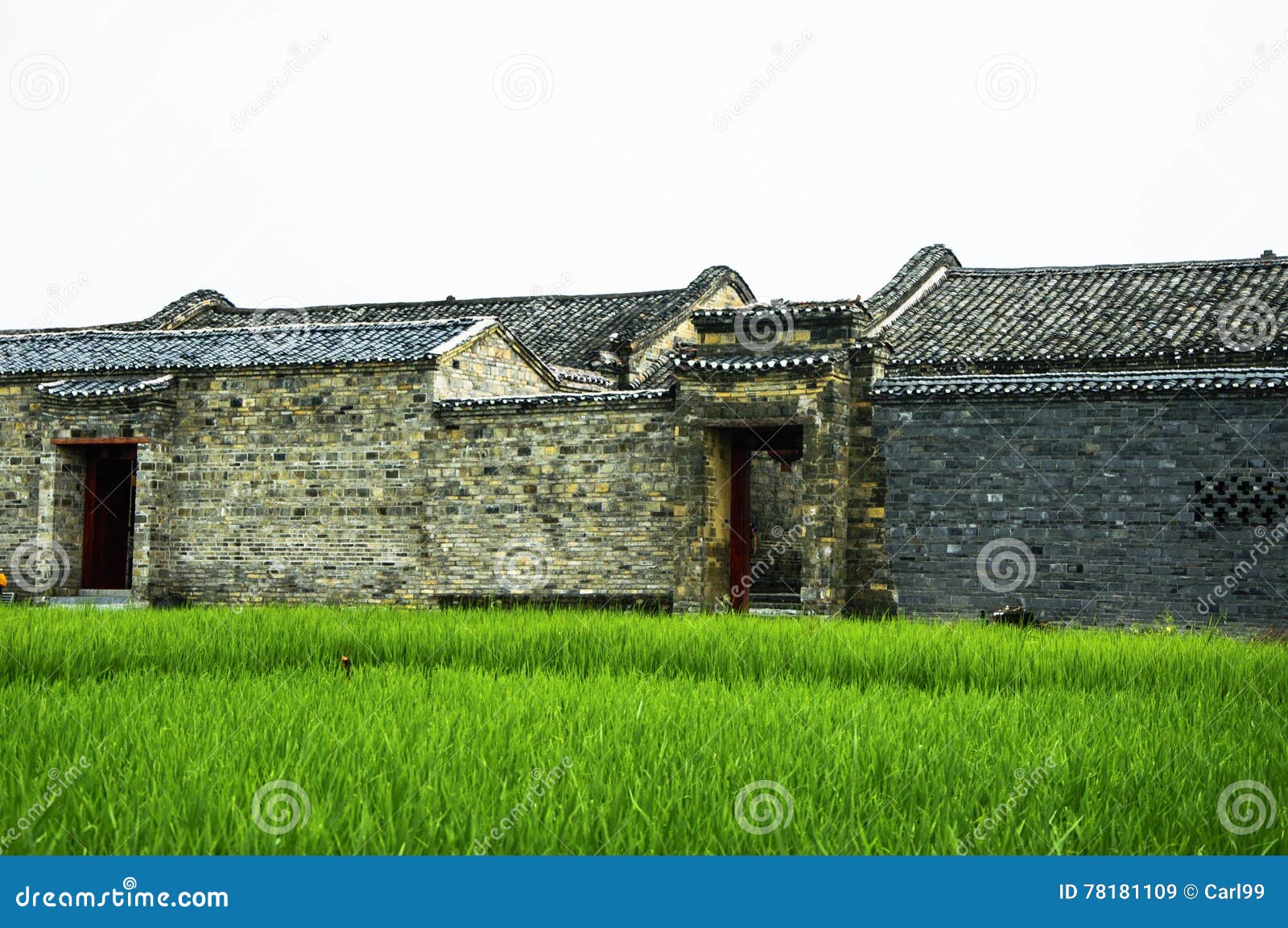 The Old Traditional House of China Stock Image - Image of beautiful ...