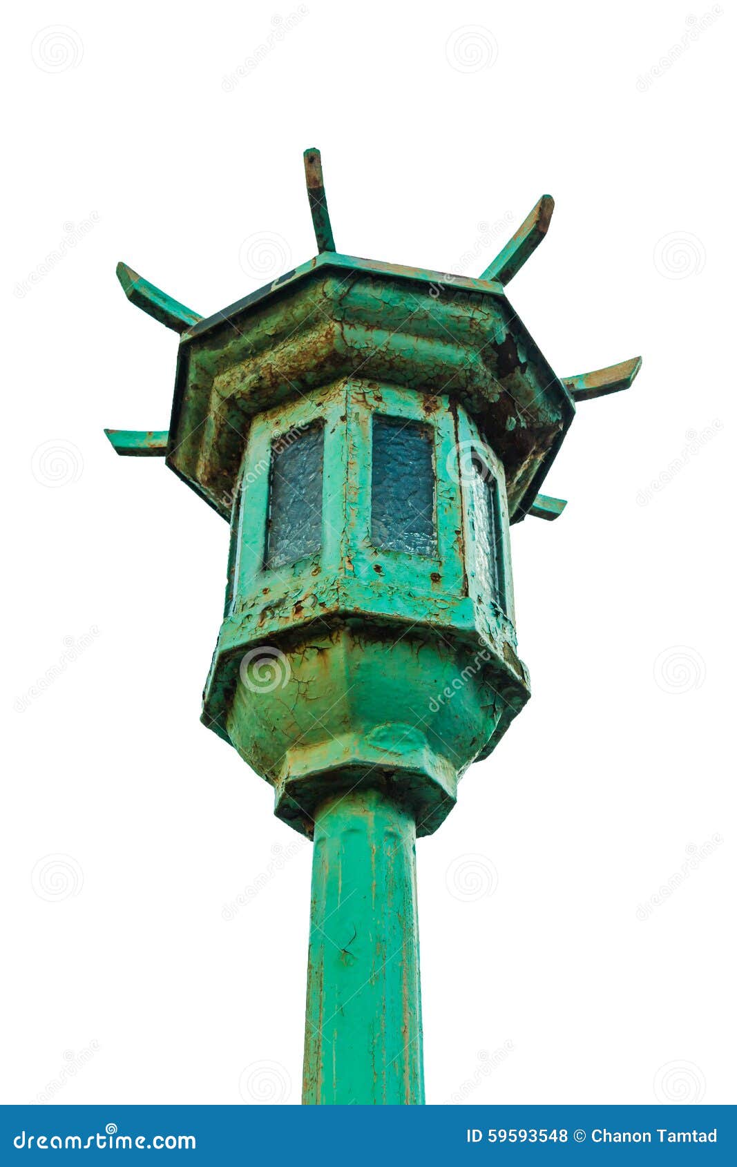 Old traditional lamp post. stock photo. Image of fashioned - 59593548