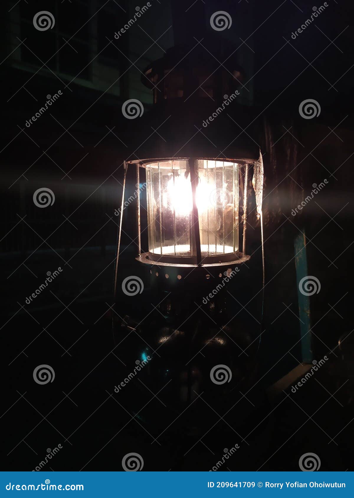 Old traditional lentern stock image. Image of lowlight - 209641709