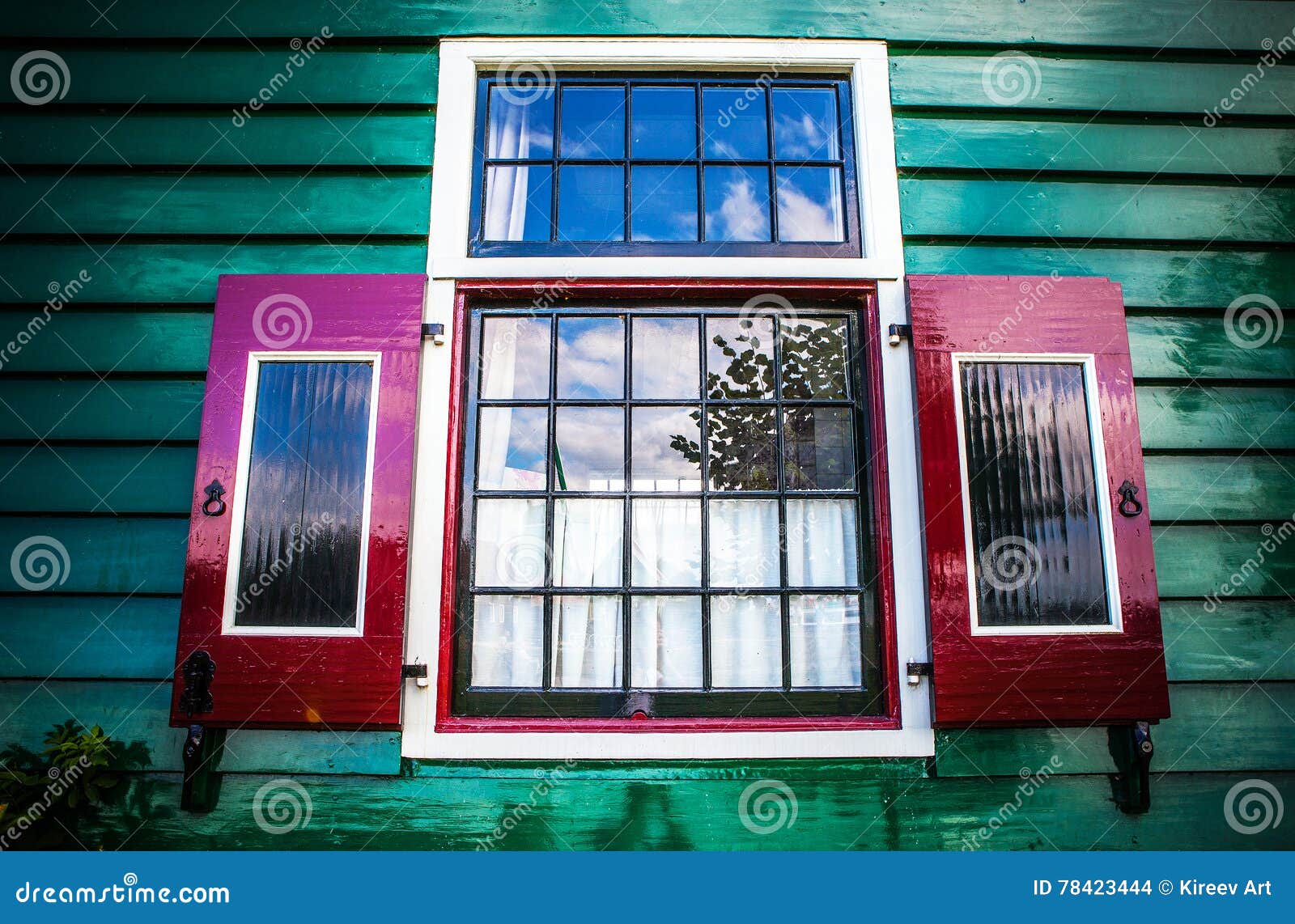 Old Traditional the Netherlands Window Close-up Stock Photo - Image of ...